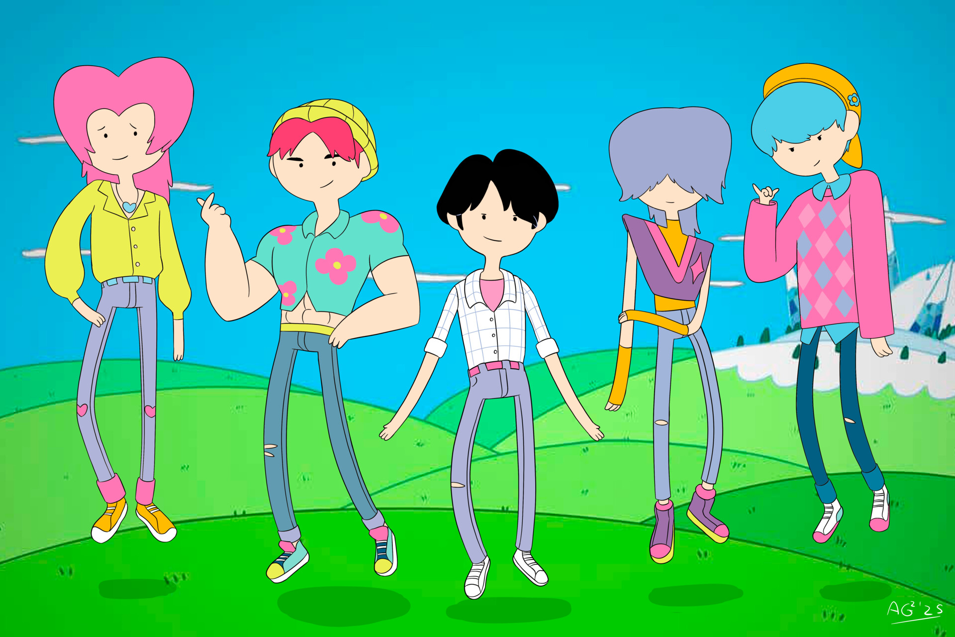 ArtStation - Saja Boys on Adventure Time