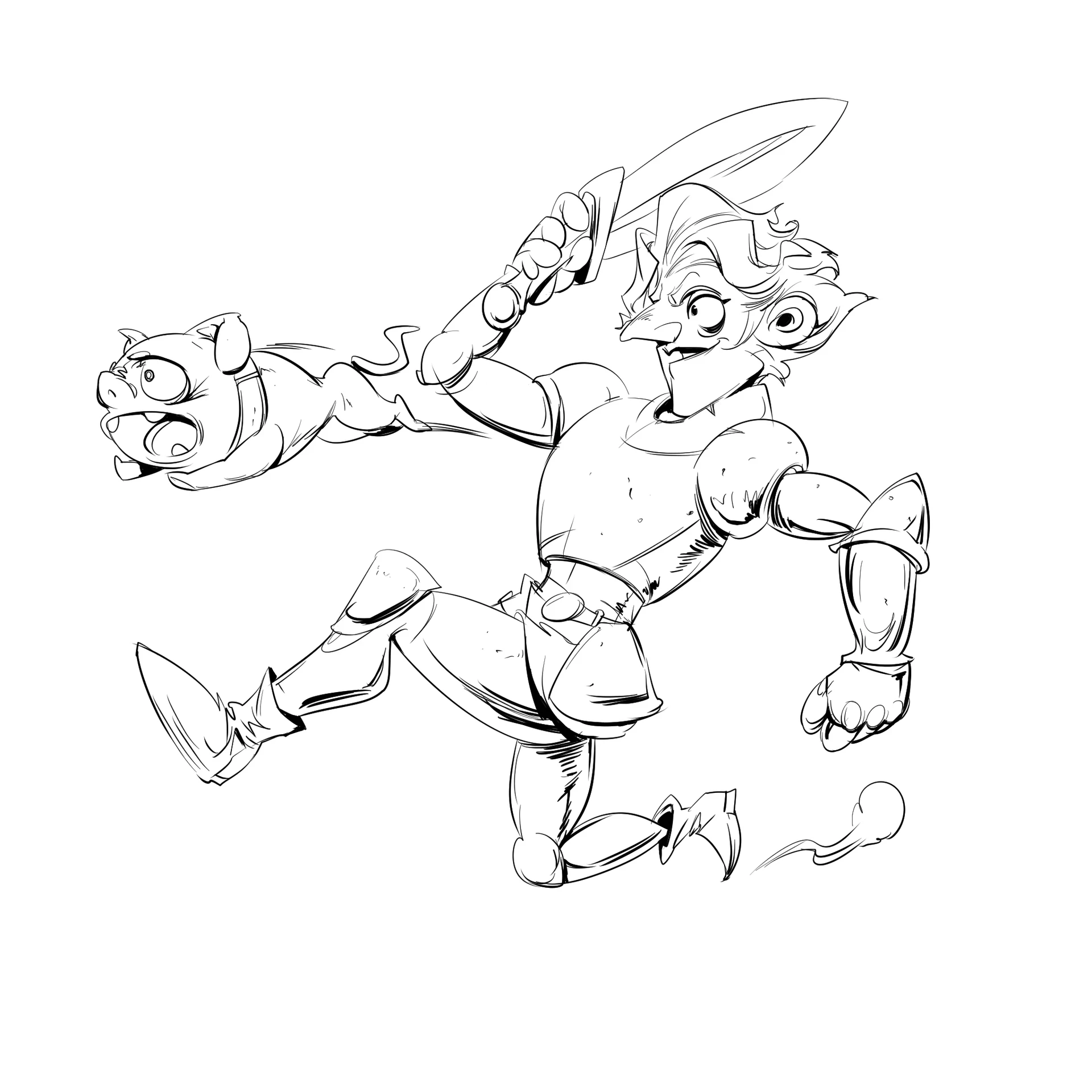 ArtStation - Drawing N10 - Running Knights