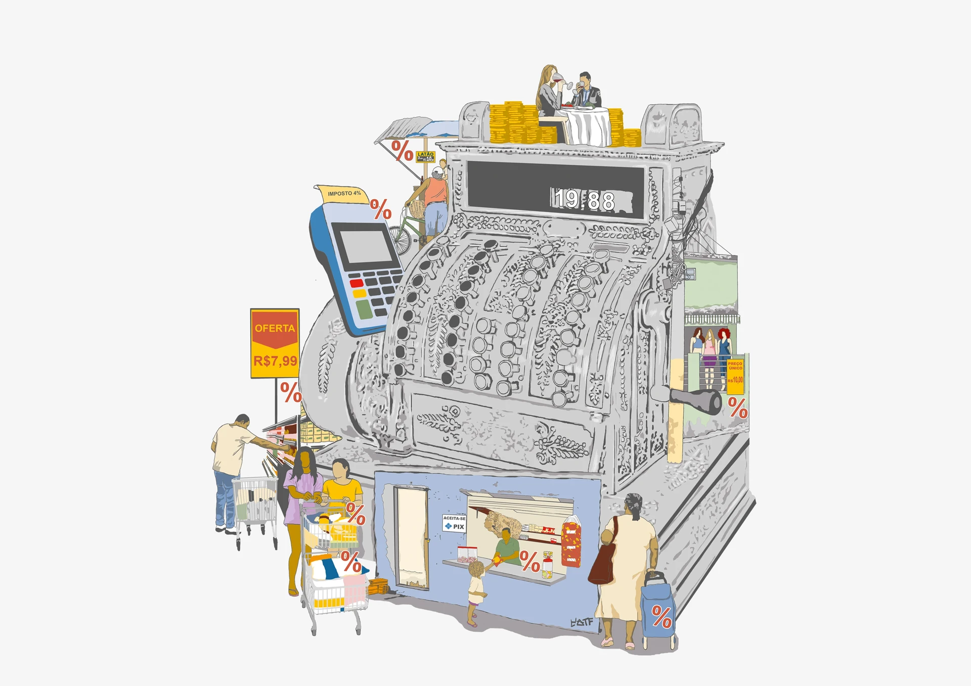 ArtStation - Ilustração editorial para o jornal Fala Roça – ‘Cadê meu ...