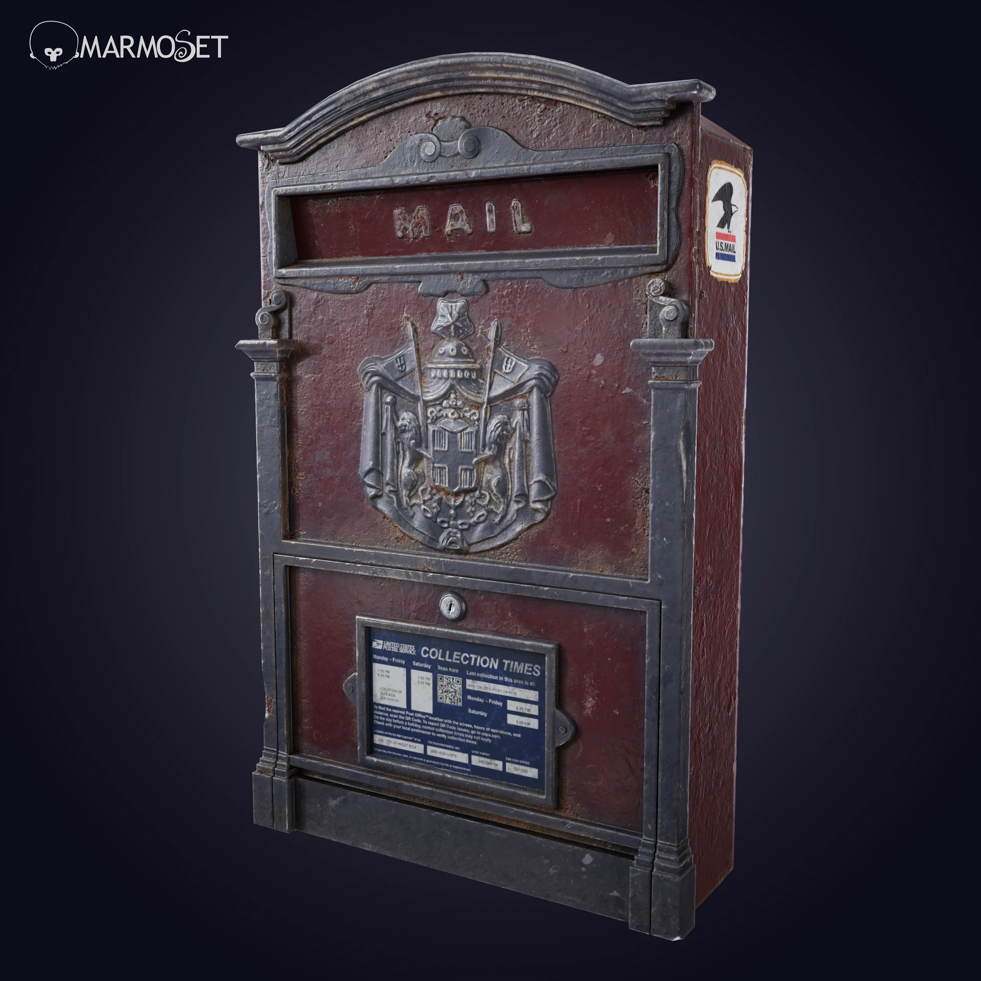 ArtStation - European Locking Mailbox