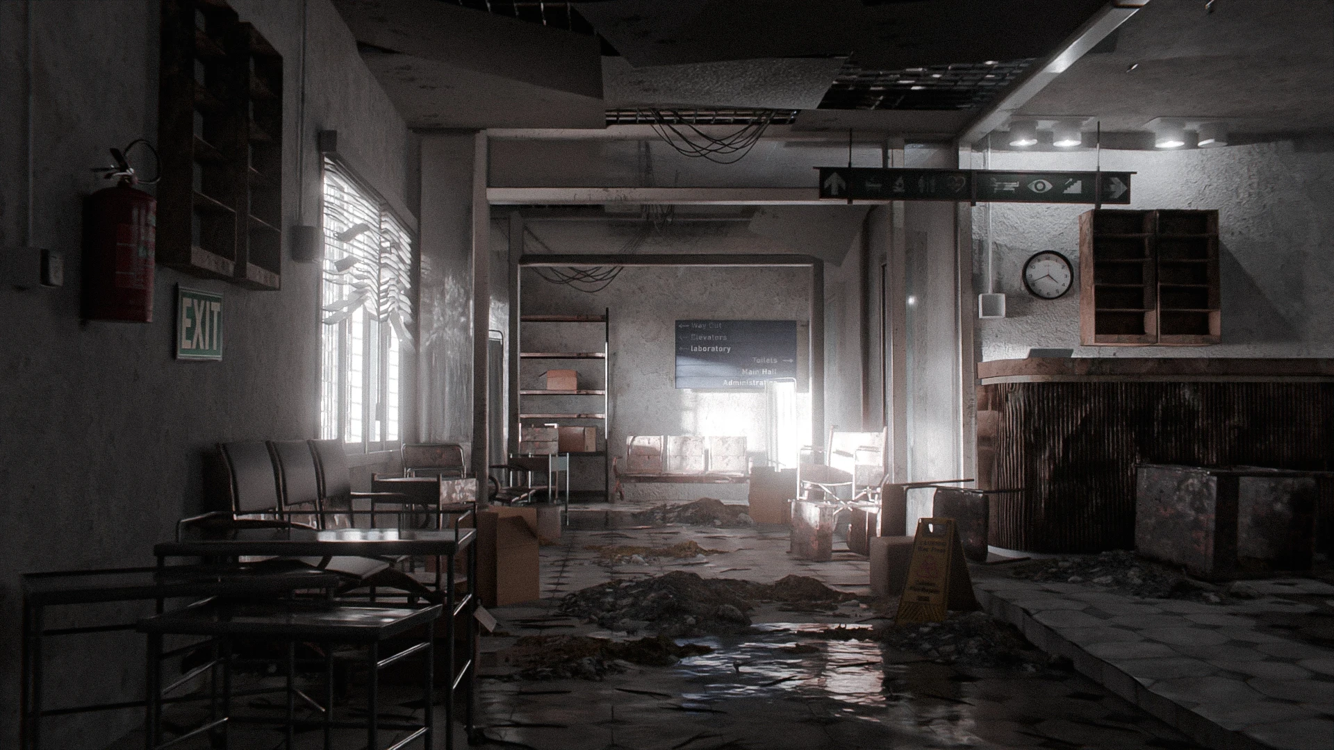 ArtStation - Silent Corridor | Abandoned Hospital