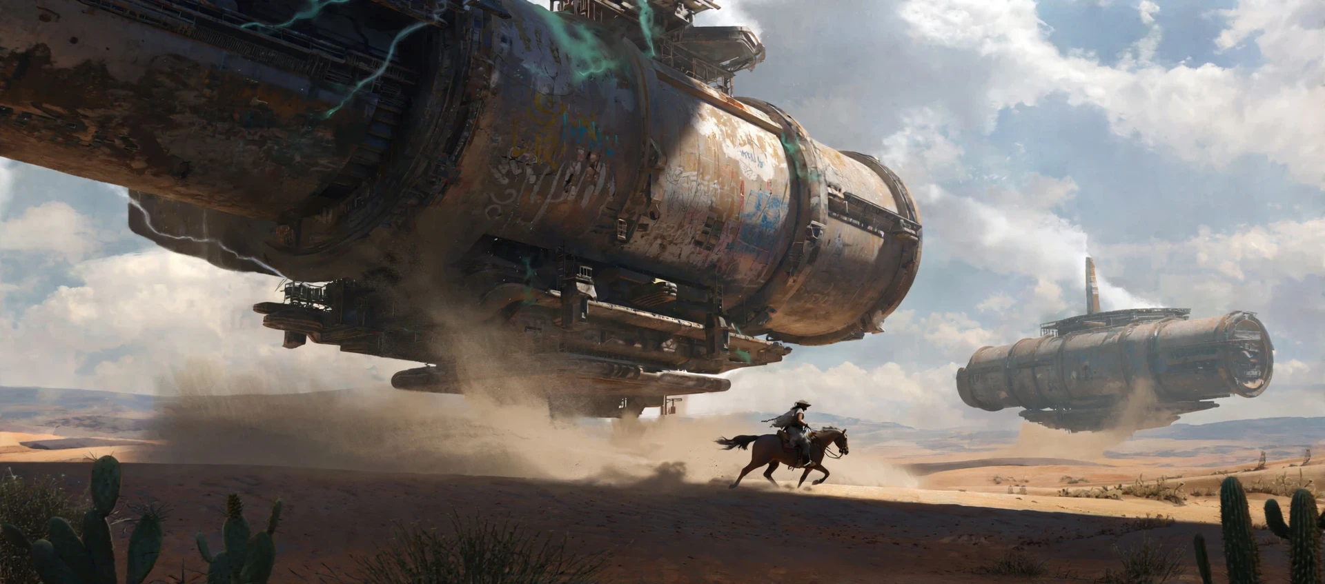 ArtStation - Desert Skies and Rusty Leviathans