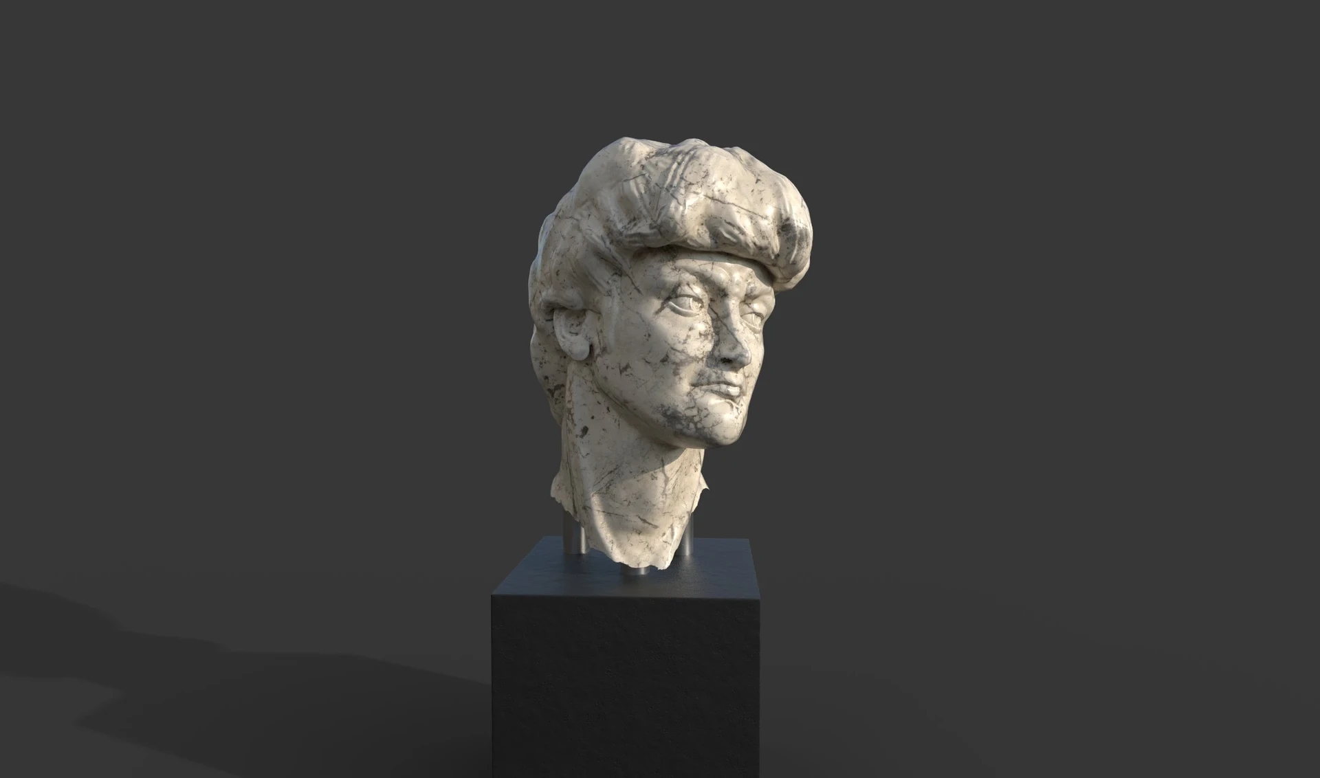 ArtStation - David Head Statue