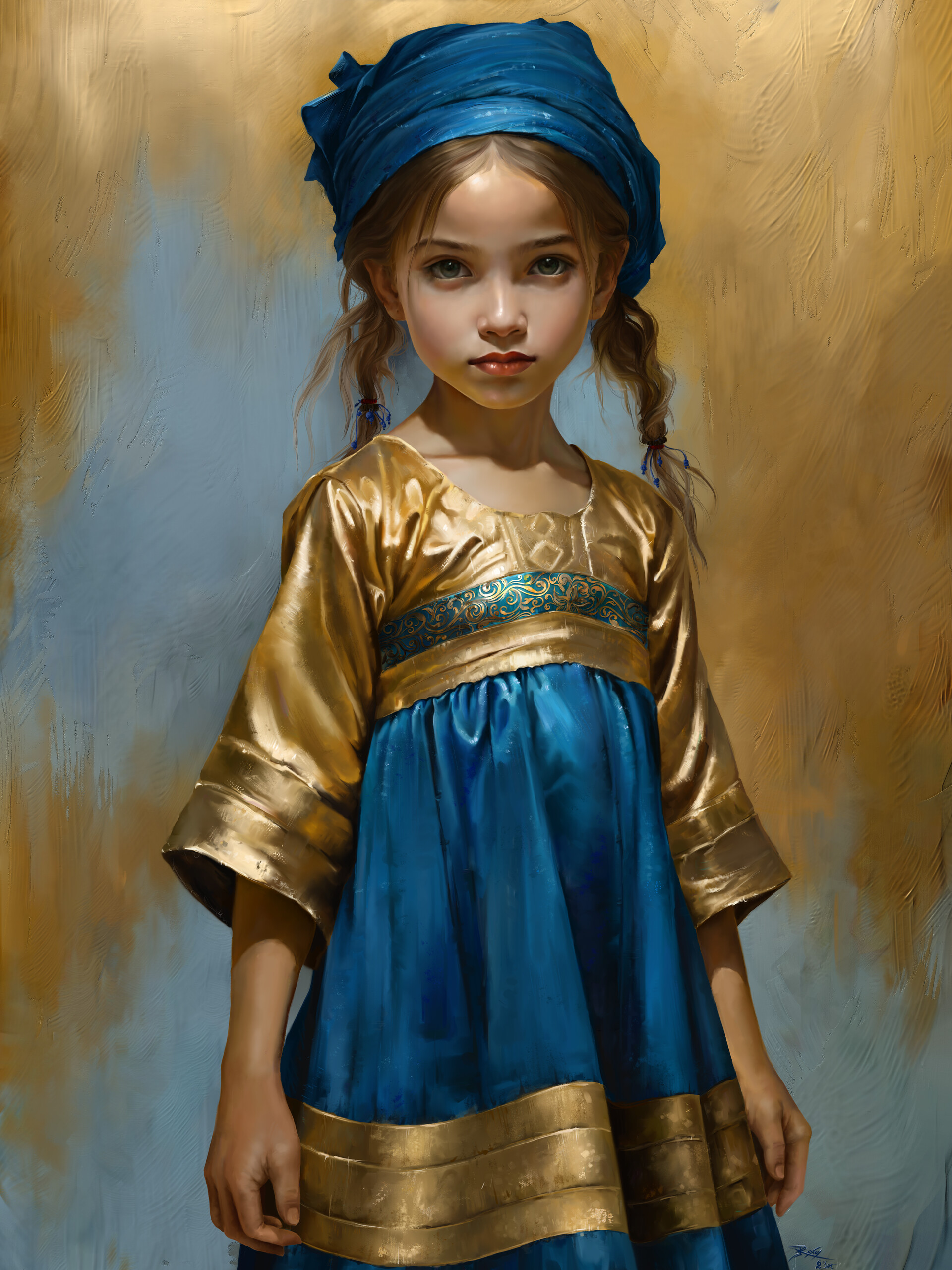 ArtStation - '' BLUE_OF_GOLD