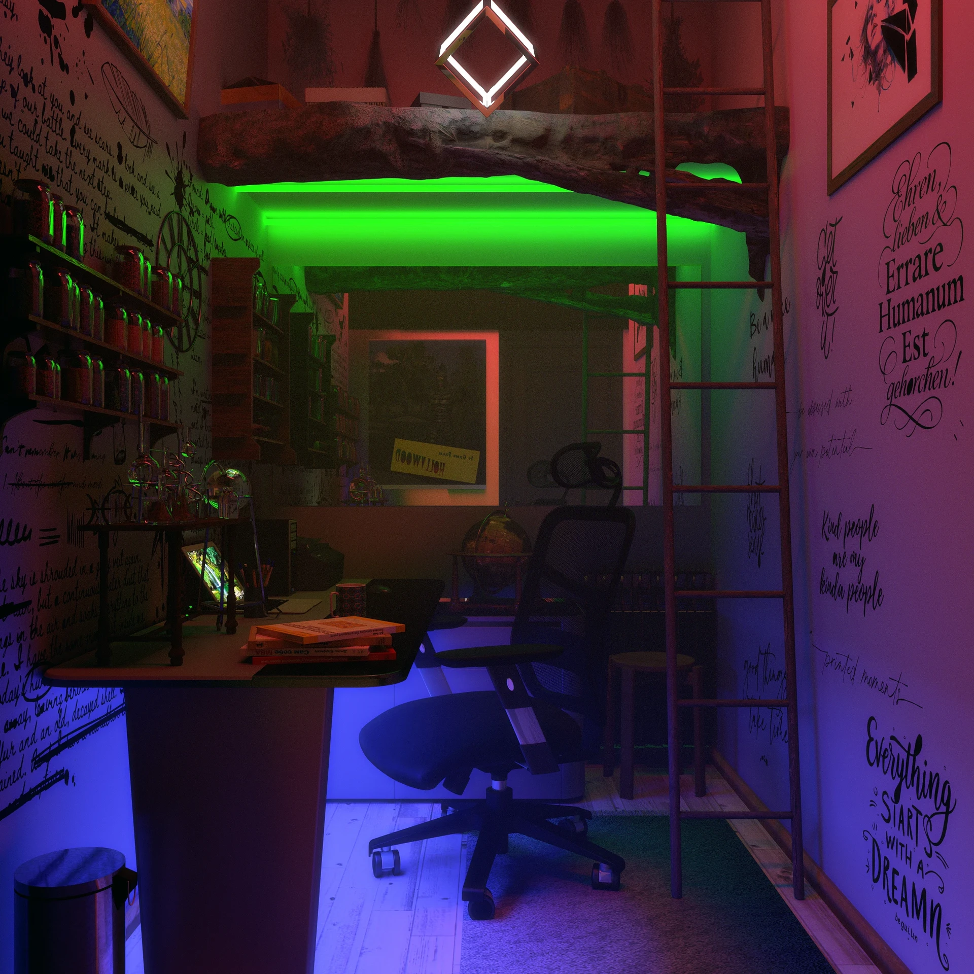 ArtStation - BUNKER-WORK-STATION