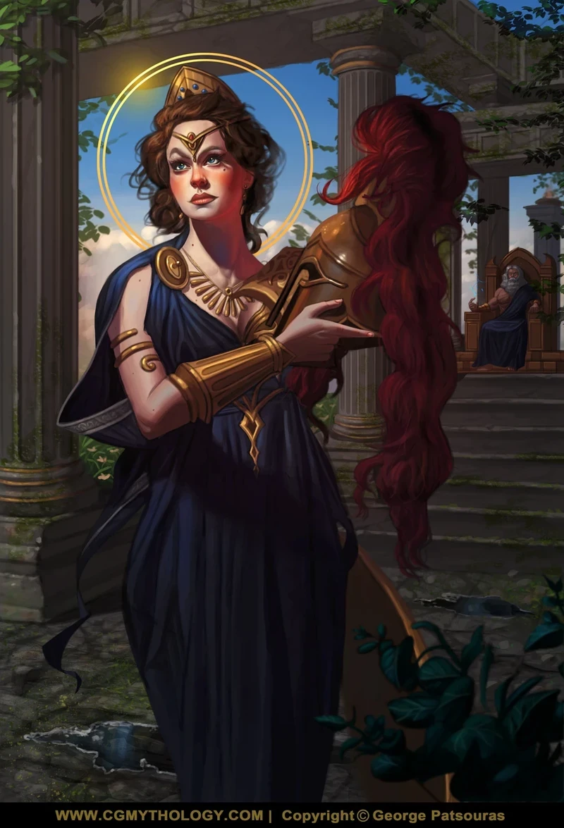 ArtStation - Athena: Goddess of Wisdom (Greek Mythology)