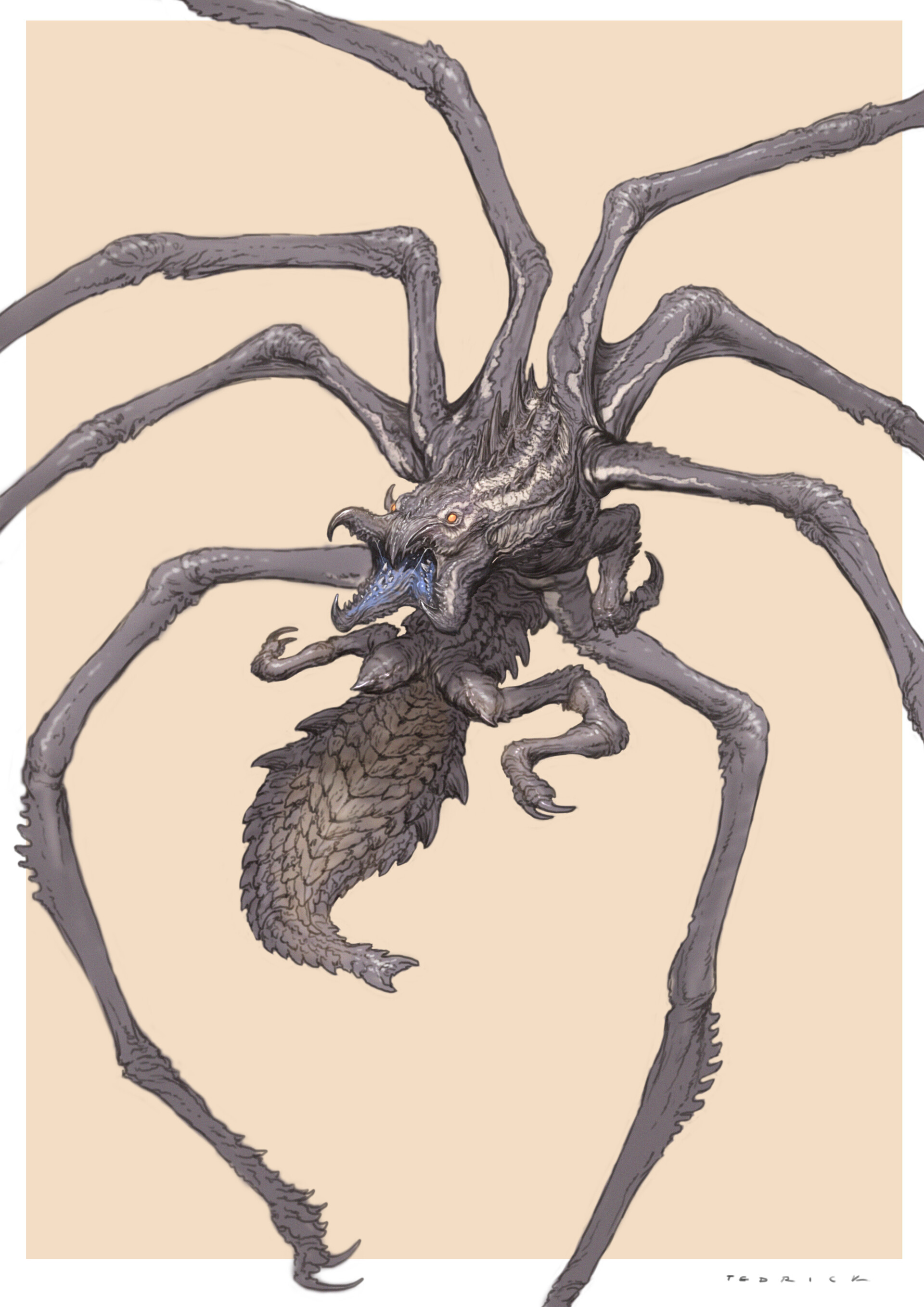 John Tedrick - Smaugust Redux-- Spider Dragon