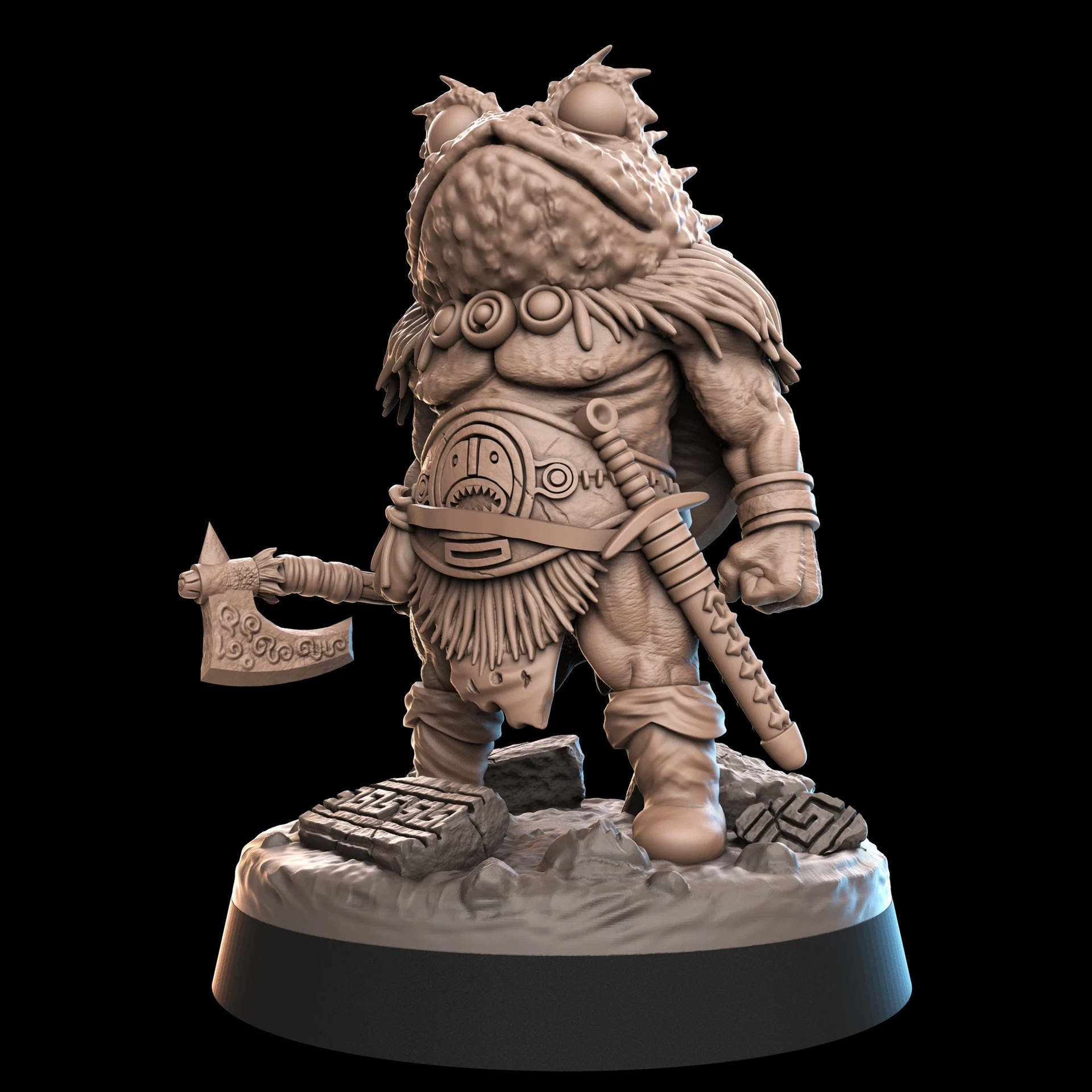 ArtStation - Grung Warrior