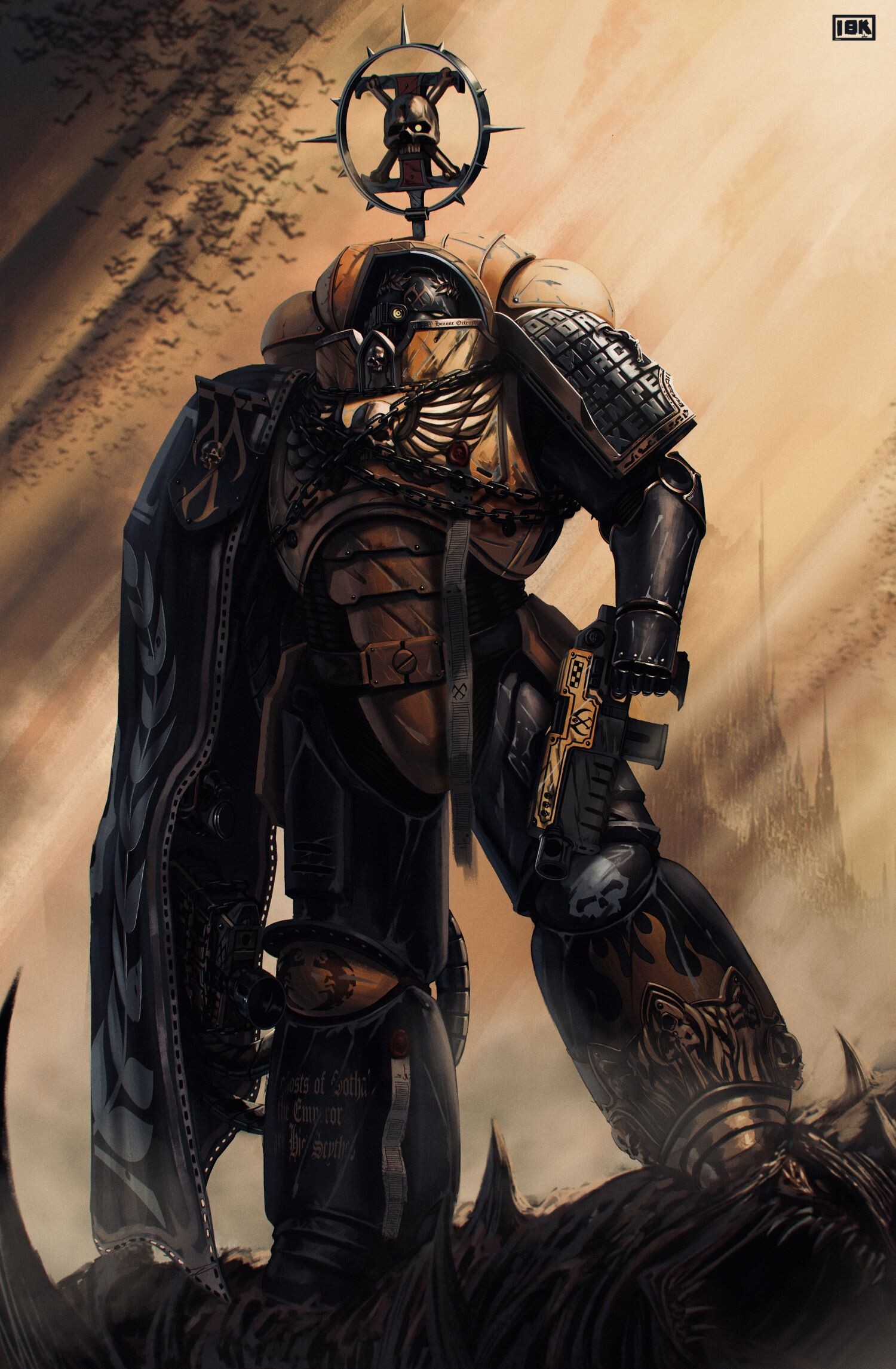 ArtStation - [Warhammer 40k] (Com) Devastator Scythe of the Emperor