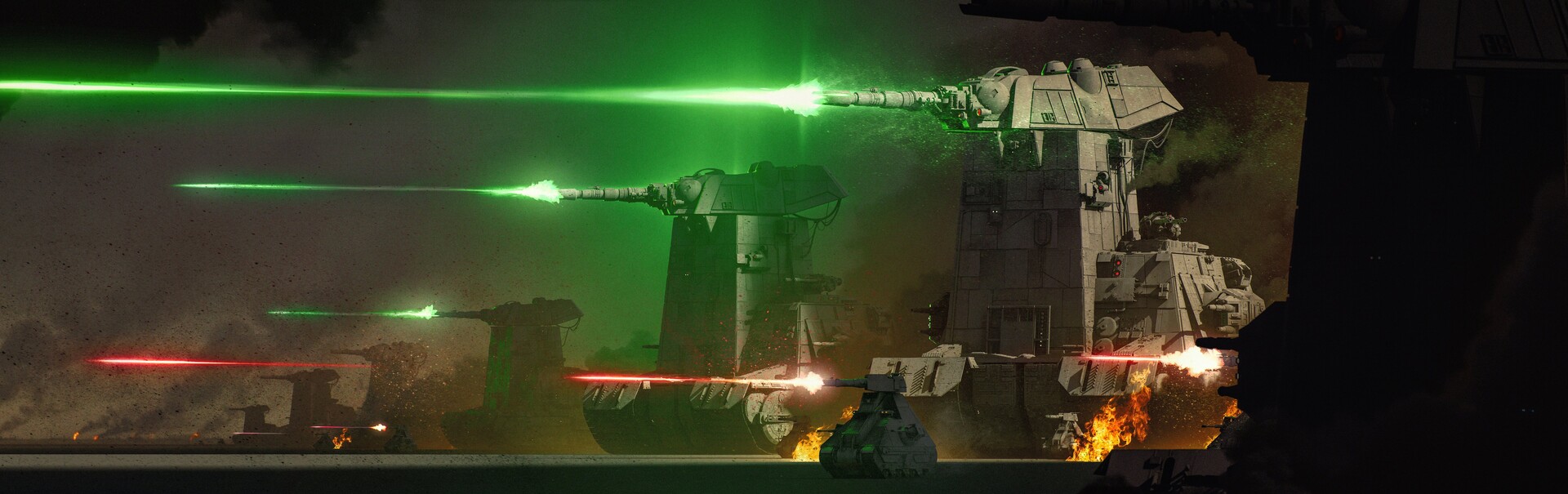 ArtStation - Imperial XR-85 Tank Droid, C-Beams Glitter! ( Rendering ...