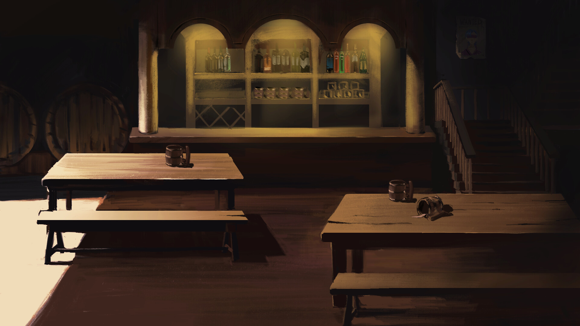ArtStation - Original Visual Novel Scene — Western Squad