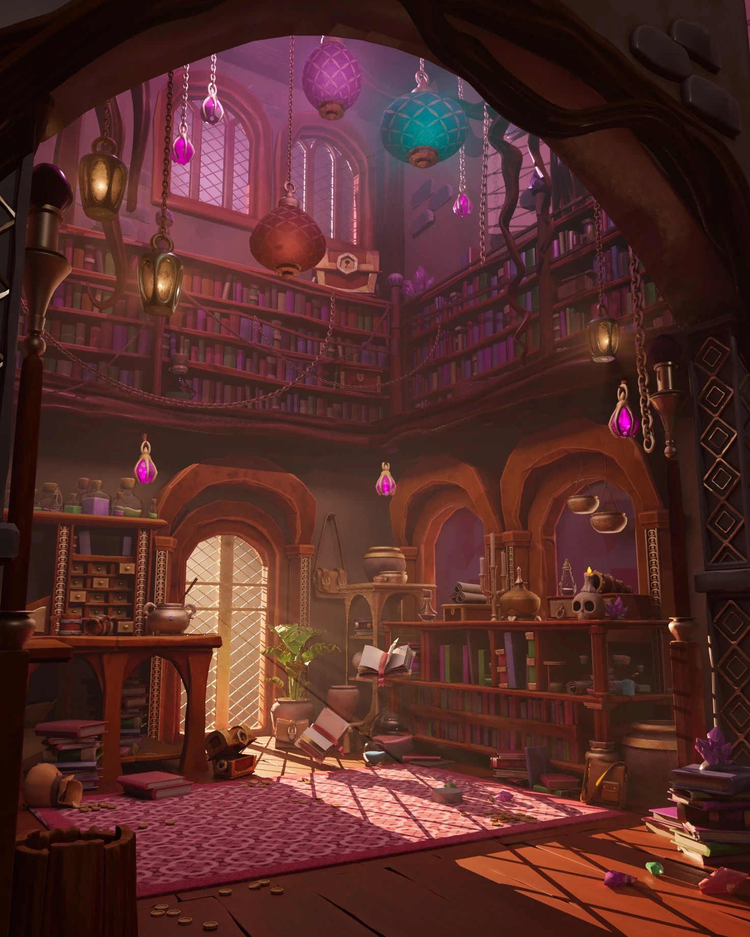 ArtStation - Mystic Library
