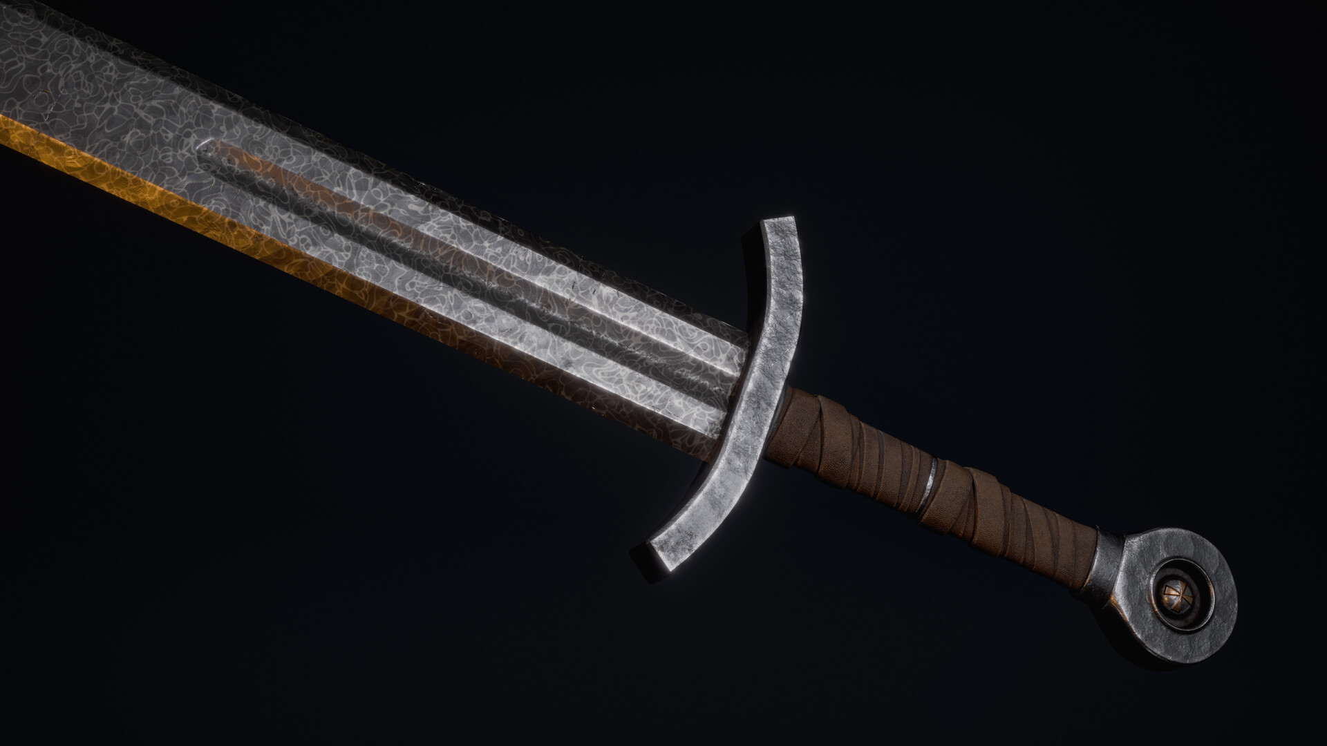 ArtStation - Simple "Valyrian Steel" Sword