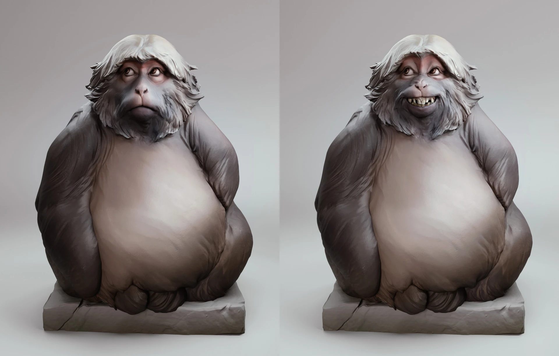 smiling monkey xing xing