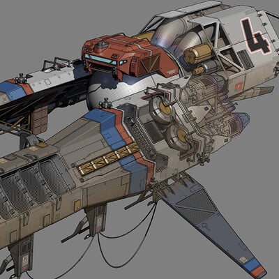 artstation space shuttle