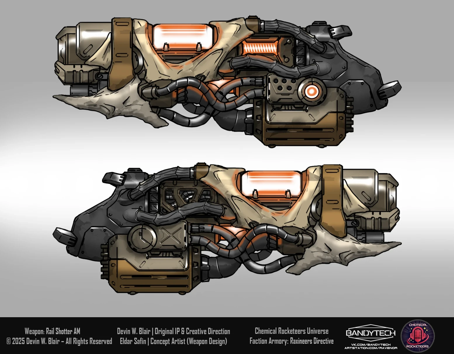ArtStation - Chemical Rocketeers - Raxineers Rail Shotter