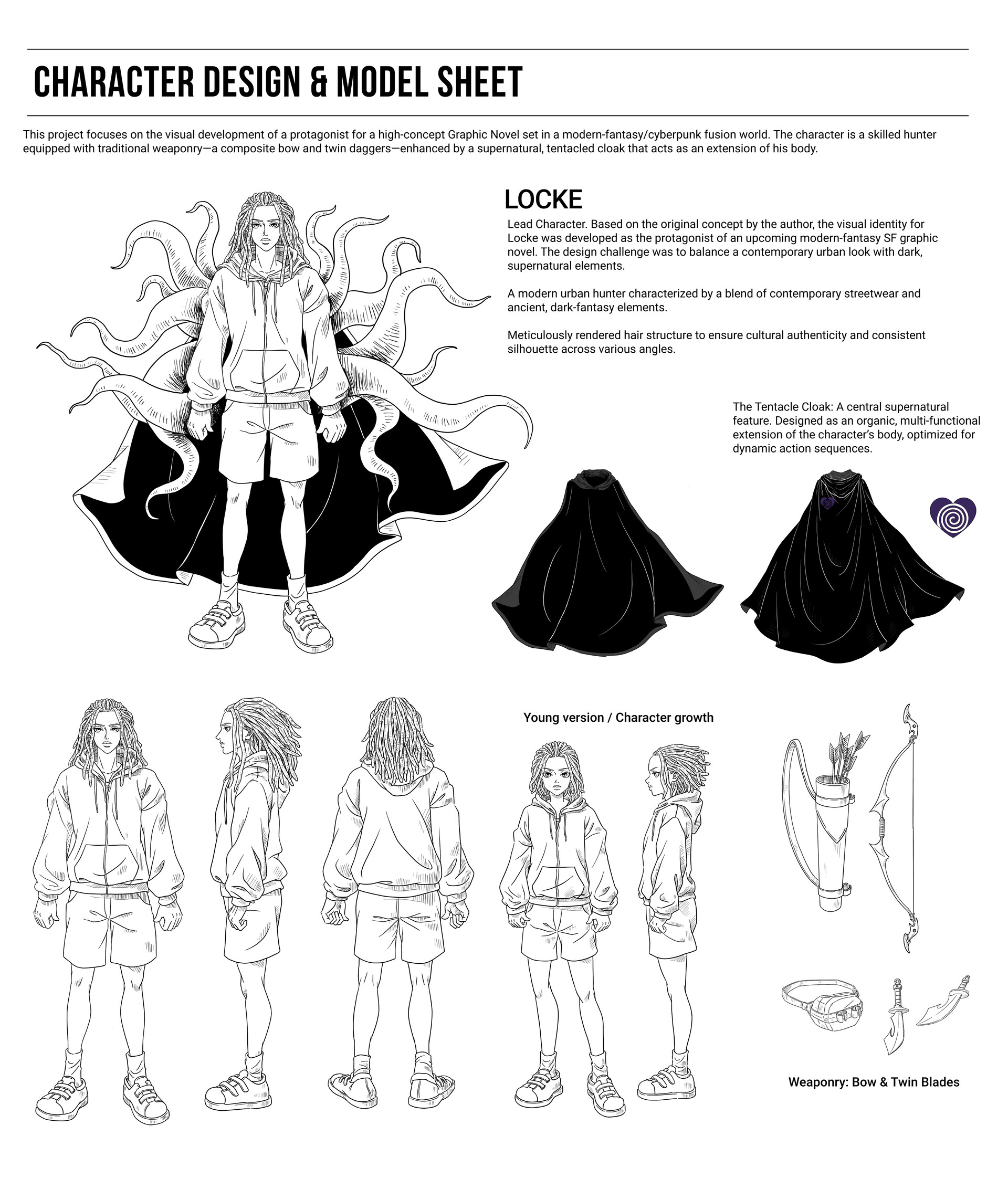 ArtStation - Character Model Sheets & Prop Design (Collaborative Project)