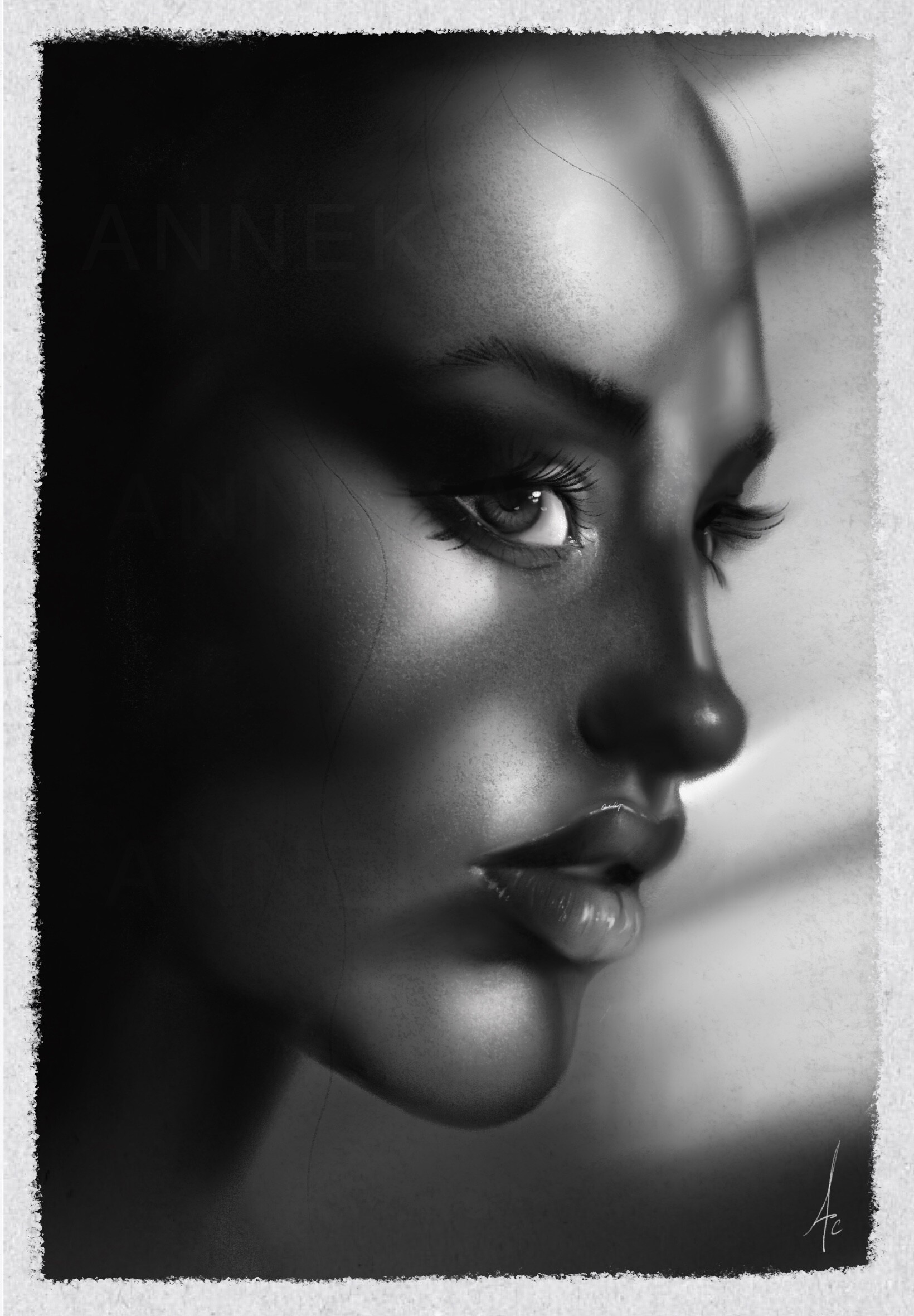 ArtStation - Portrait Value Study