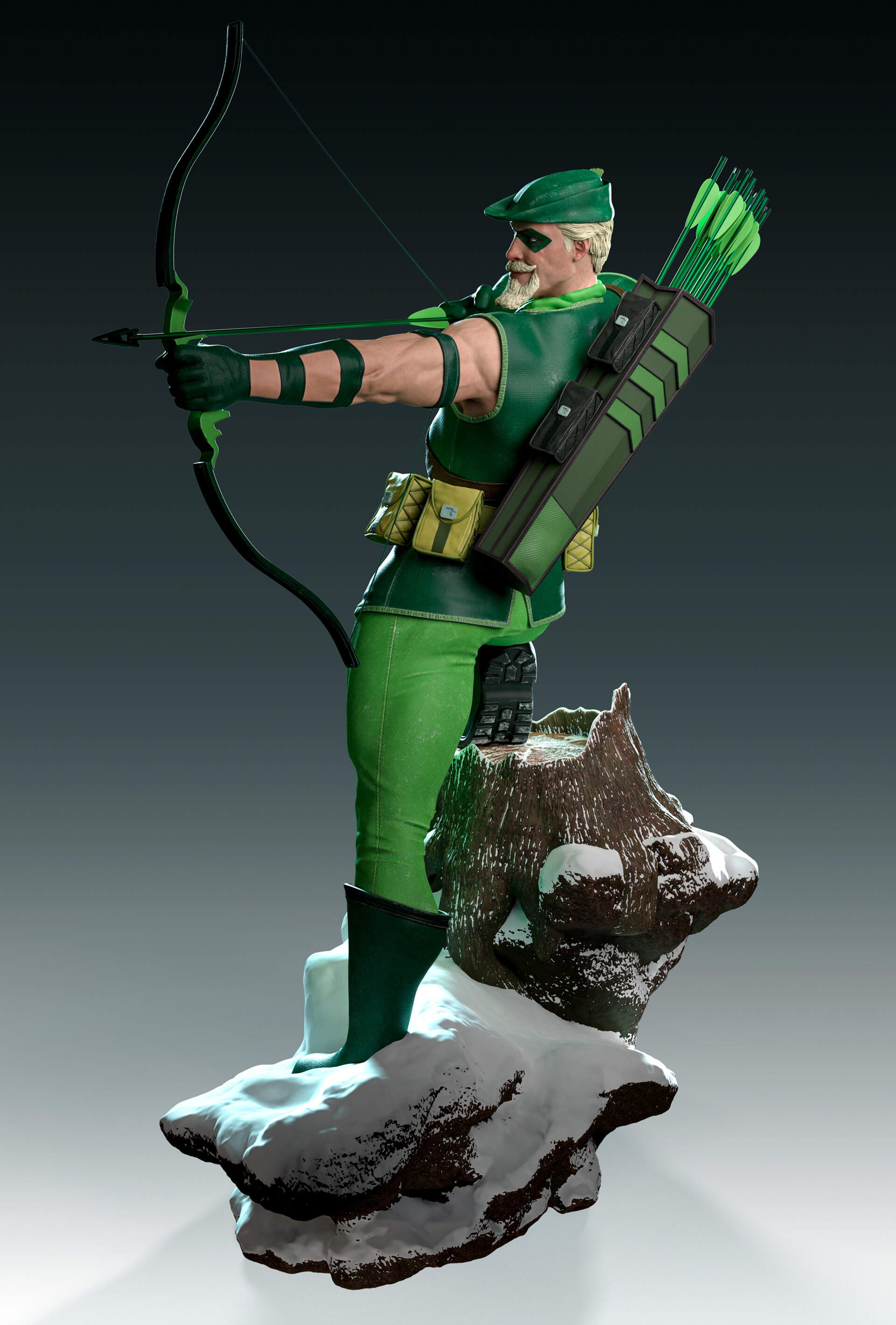 shrapnel green arrow