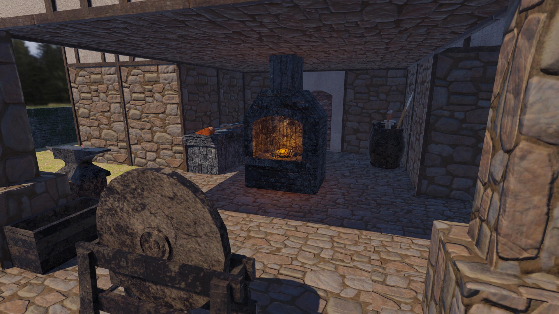 ArtStation - Blacksmith Scene