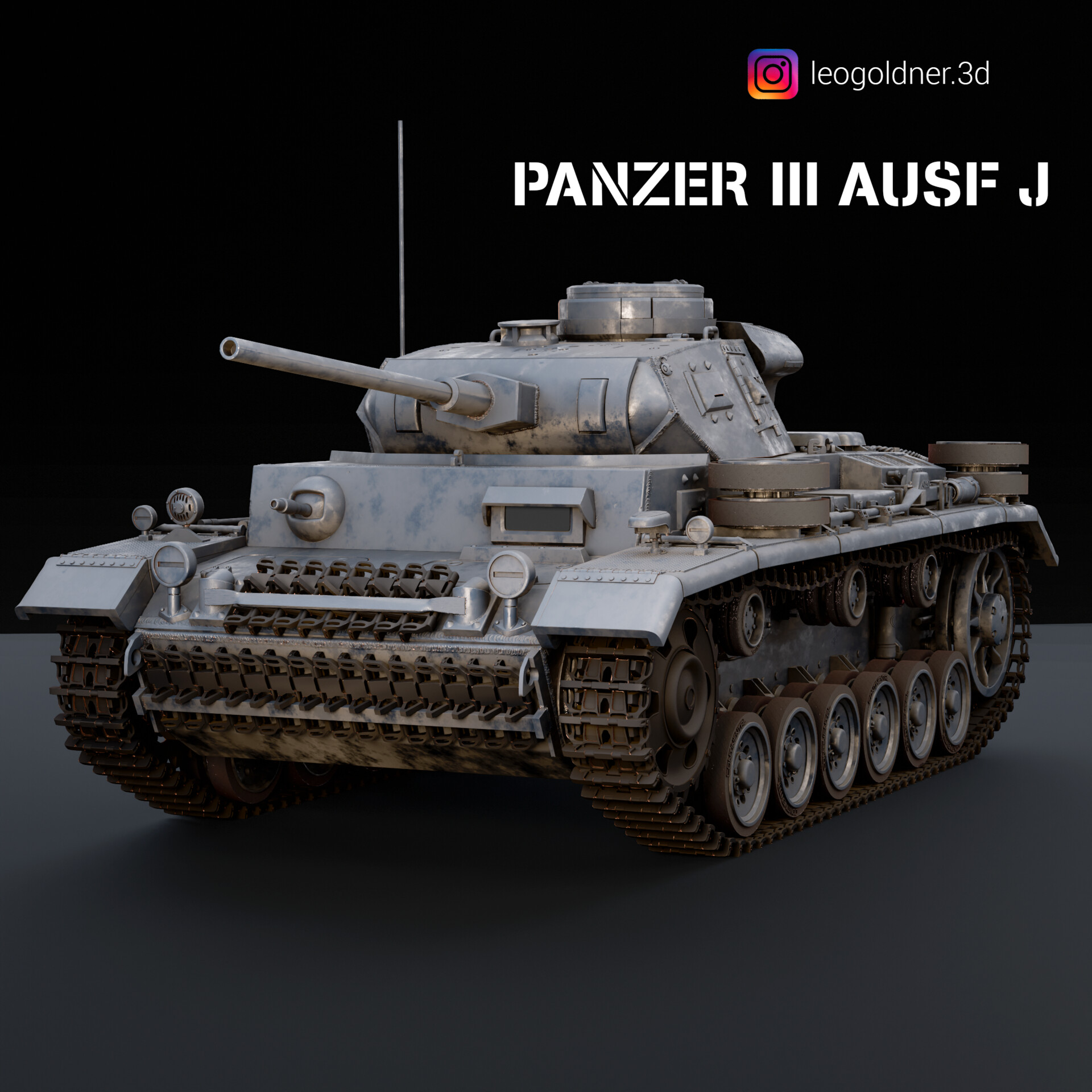 ArtStation - Panzer III Ausf J