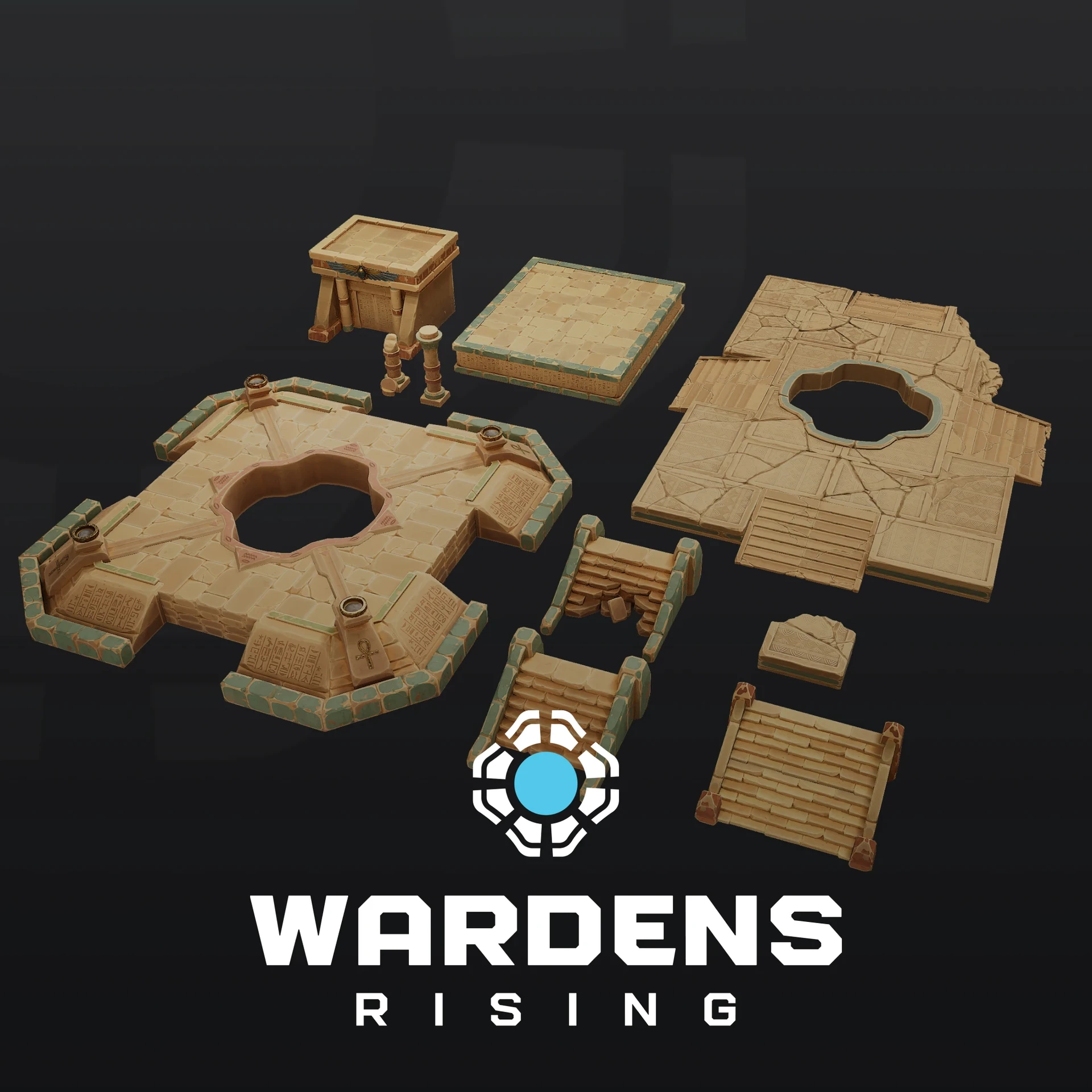 ArtStation - Wardens Rising (Unreleased) - Prop - Pyramid Temple Kit