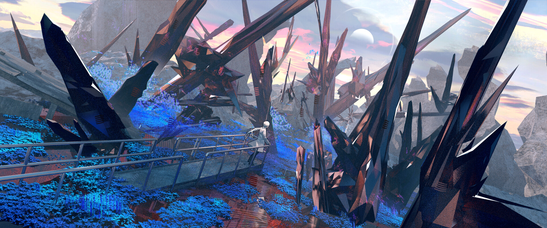 ArtStation - Red Crystal Experimental Zone