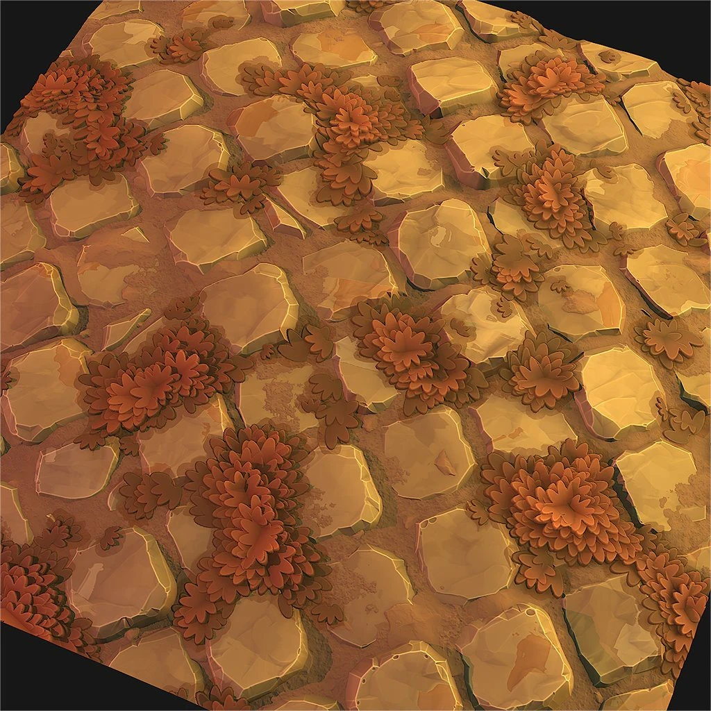 ArtStation - Stylized Stone Path