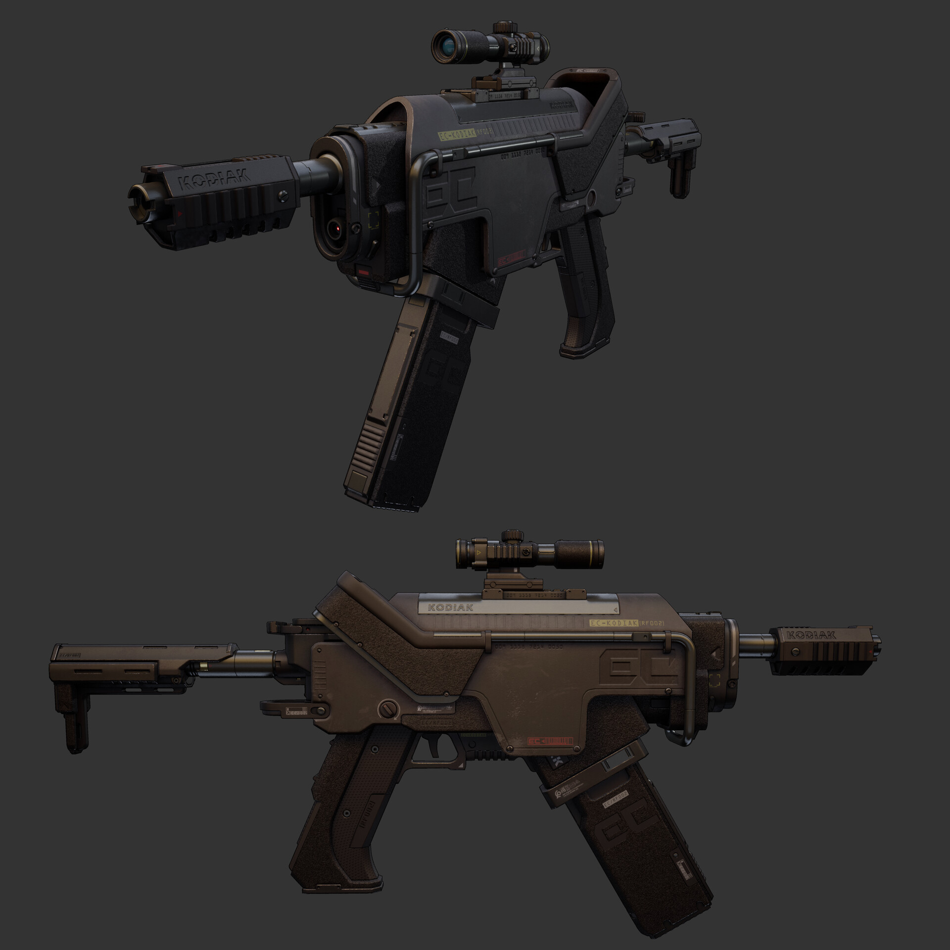 ArtStation - Sci-Fi Weapon 2