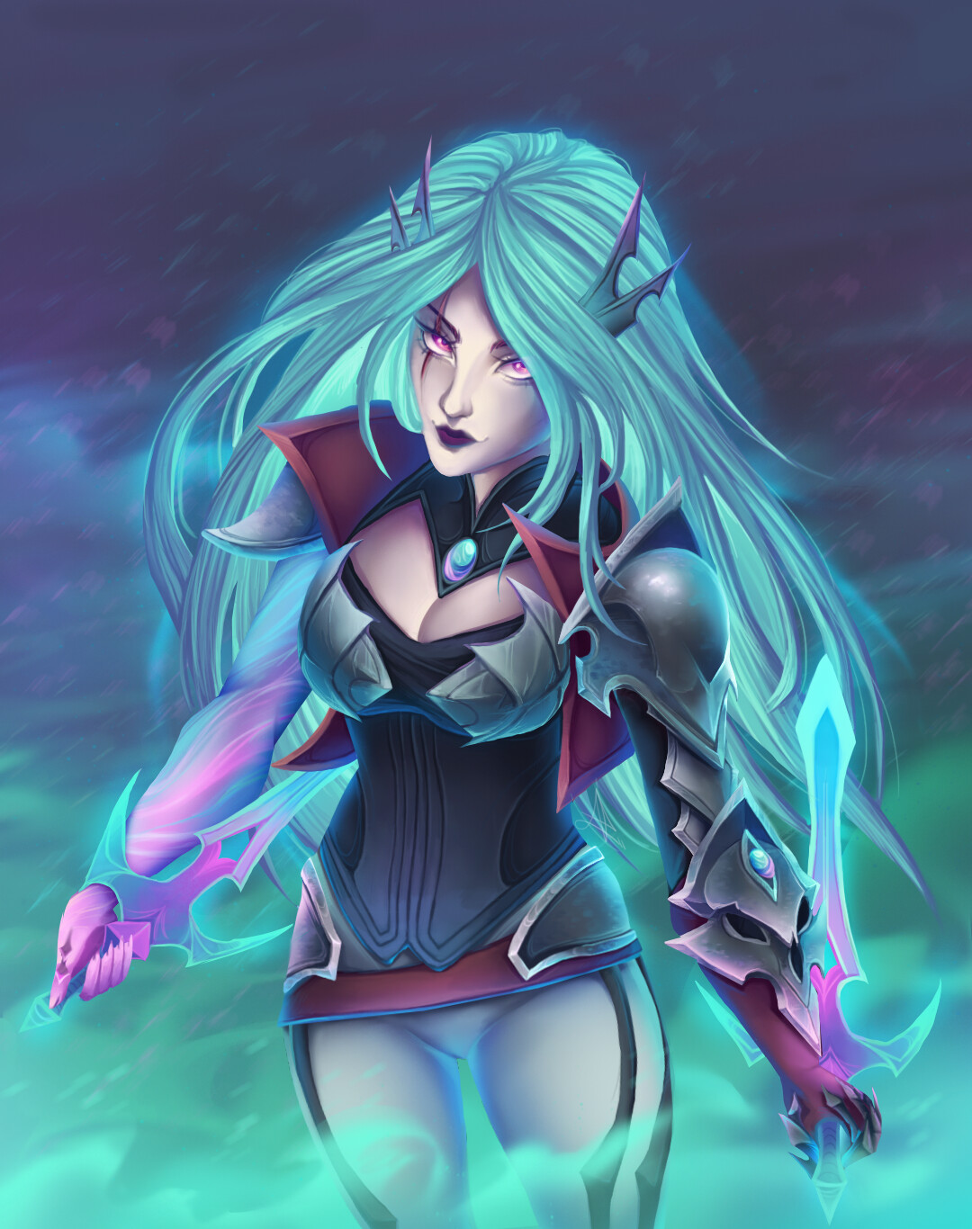 ArtStation - Death Sworn Katarina | League Of Legends Fanart