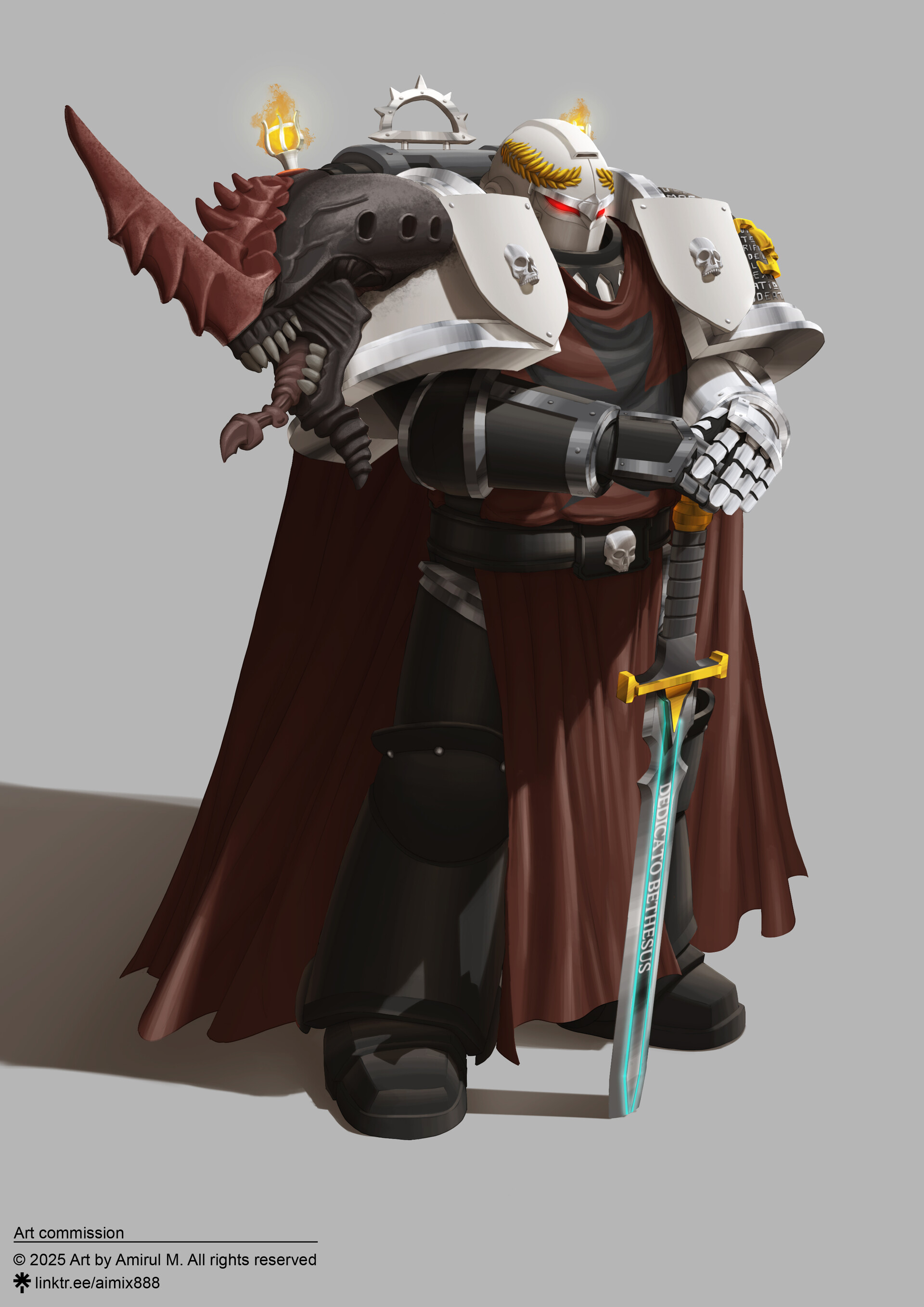 ArtStation - Art Commission Warhammer 40k Original Character