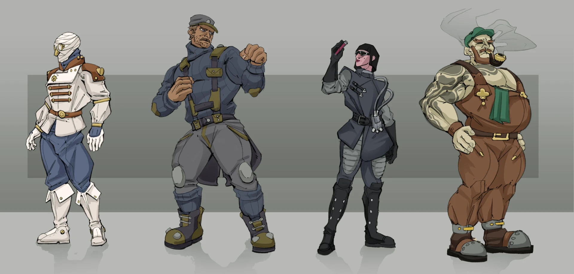 ArtStation - Quick Character Line-up