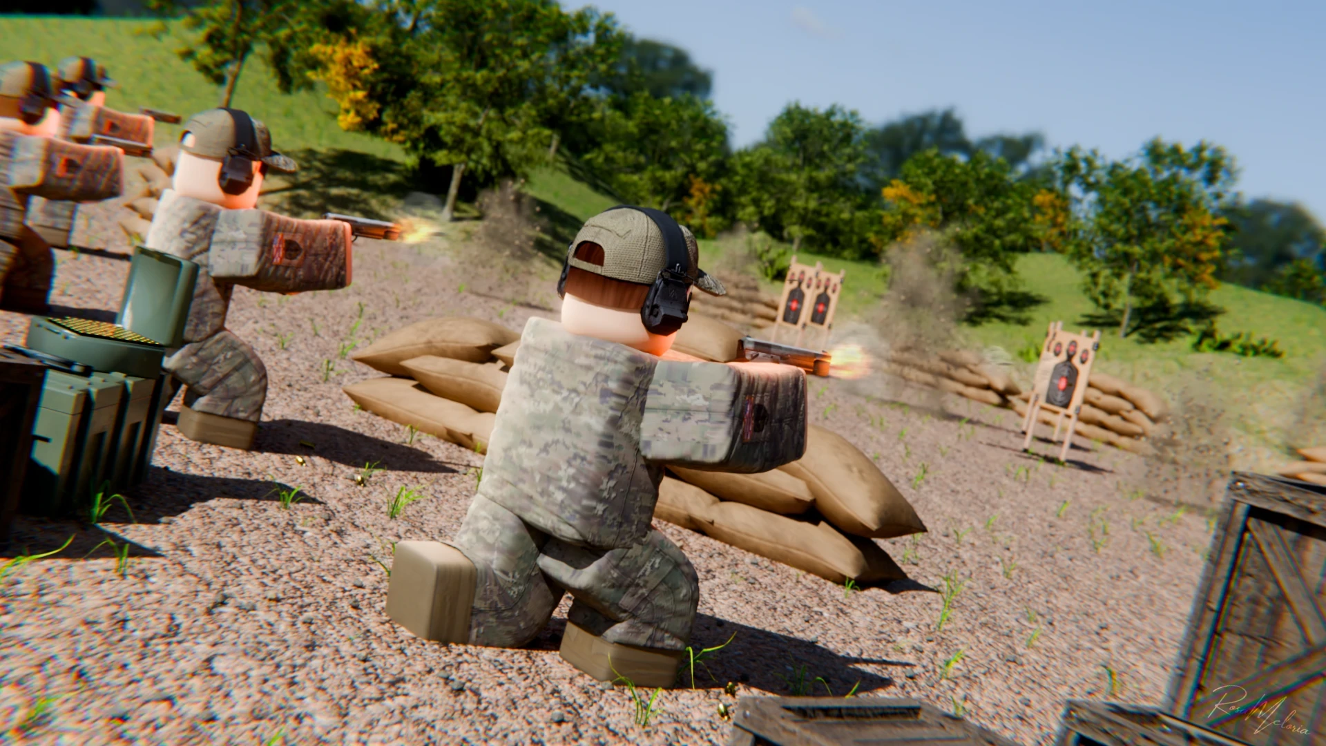 ArtStation - ROBLOX MILITARY GFX - Army Small Arms Course