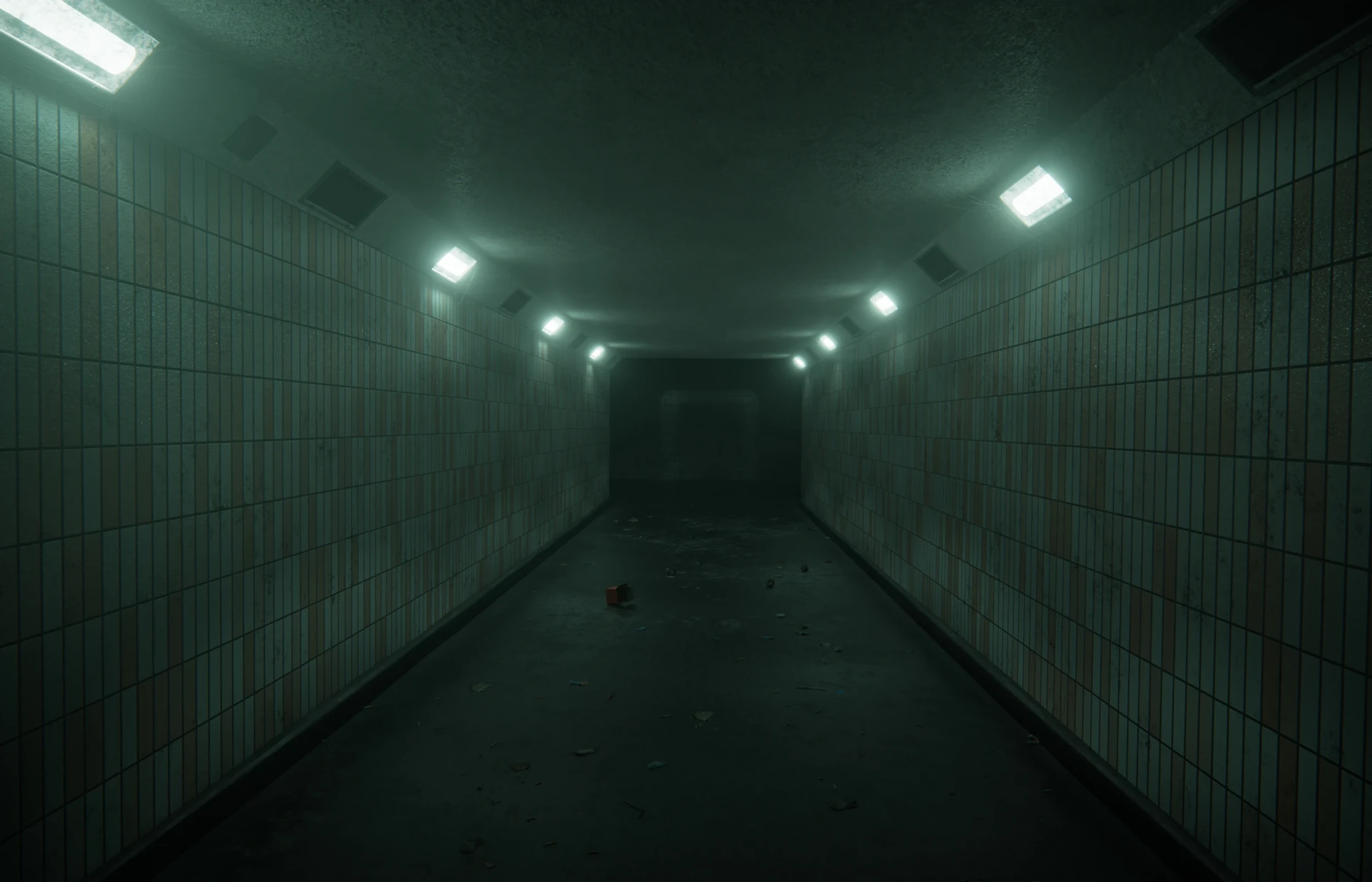 ArtStation - Liminal Space - Subwaytunnel