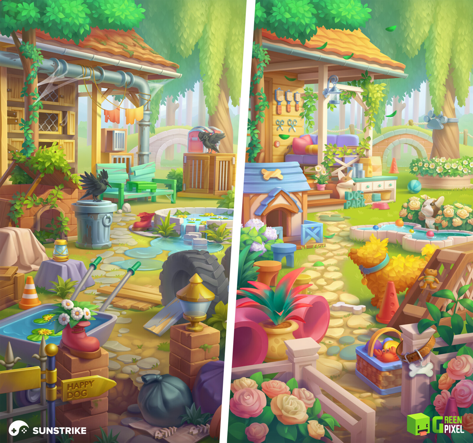 SunStrike Studios - Greenpixel Illustrations