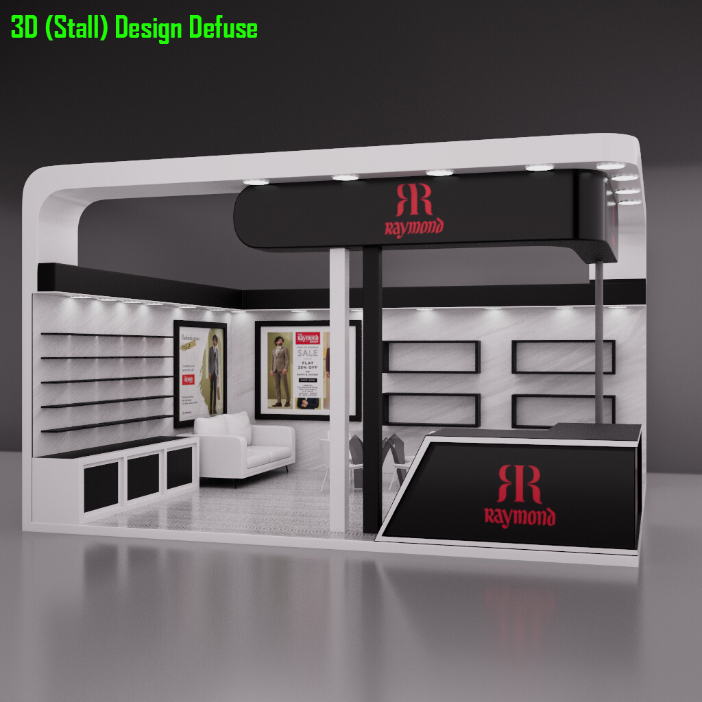 ArtStation - 3D STALL DESIGN