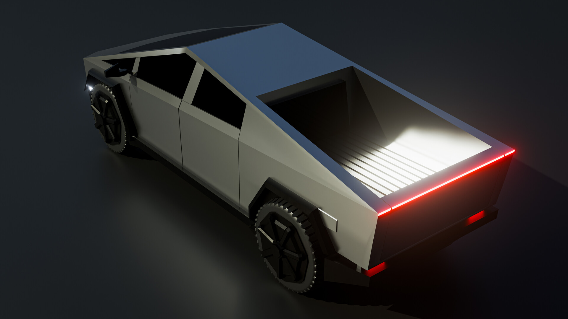 ArtStation - Tesla Cybertruck – 3D Vehicle Visualization