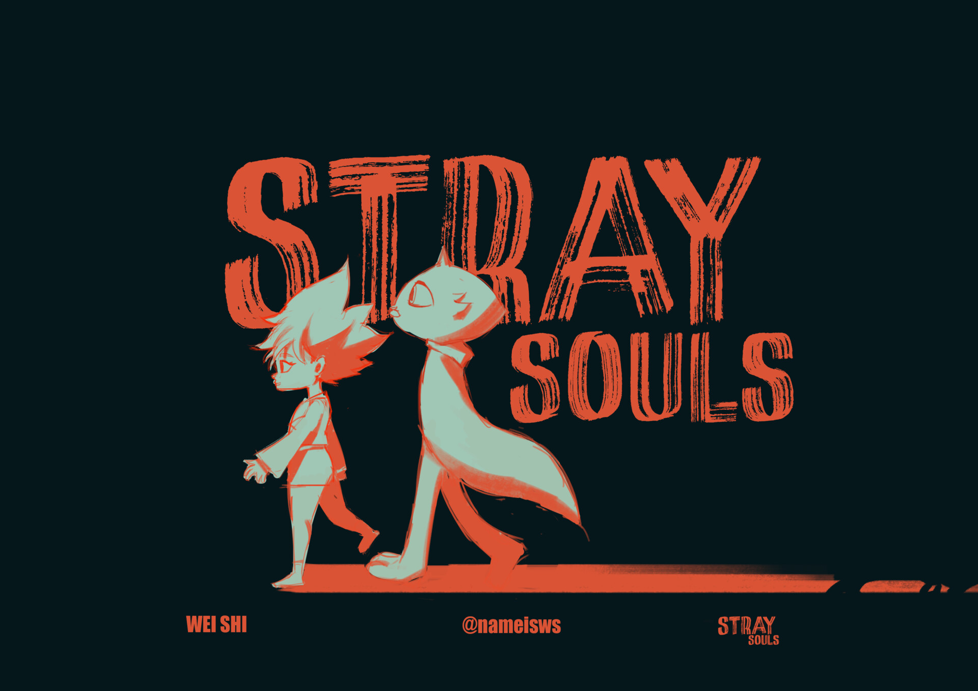 ArtStation - Stylized Character Design - Stray Souls / School Project