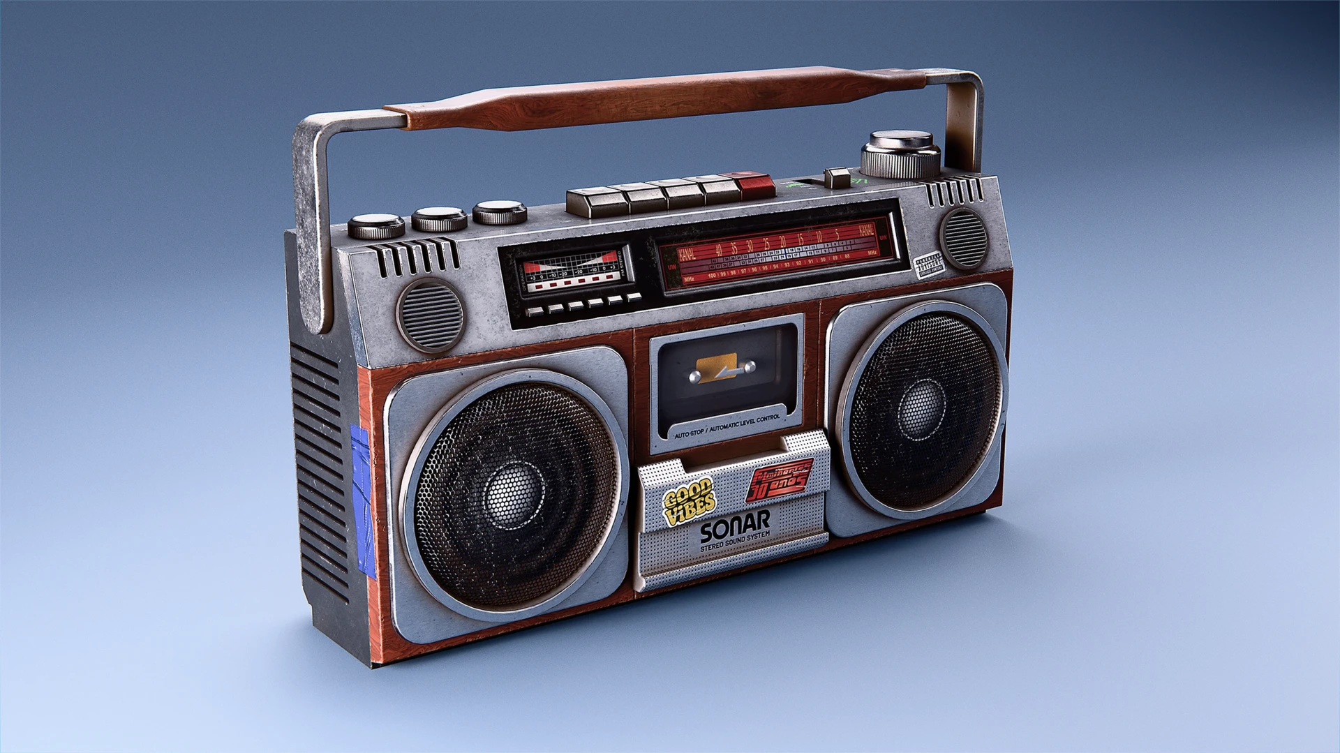 ArtStation - #10 - 3D Texture Challenge: Handle Boombox