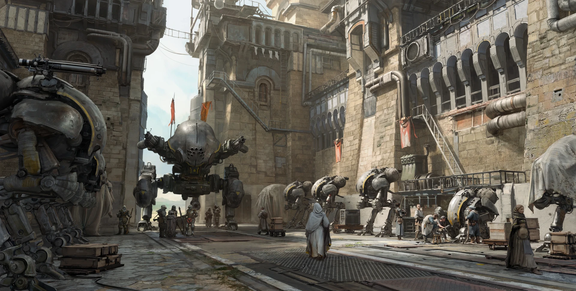 ArtStation - Castle garrison