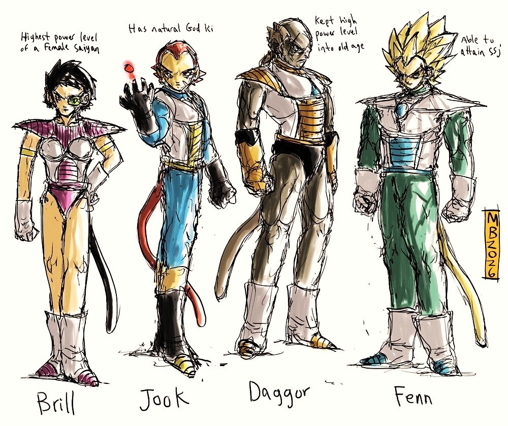 ArtStation - Unique Saiyans