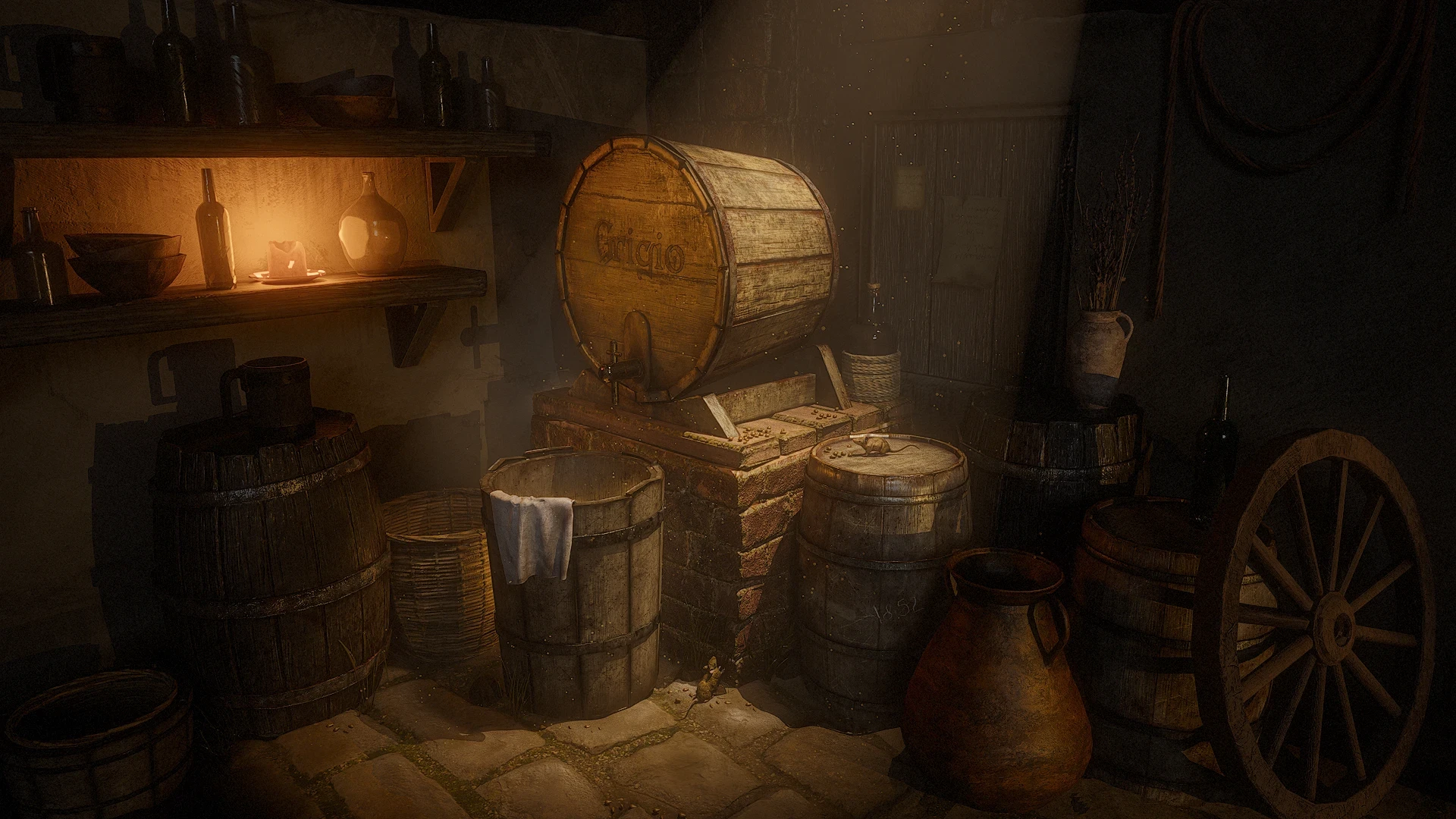 ArtStation - Medieval distillery
