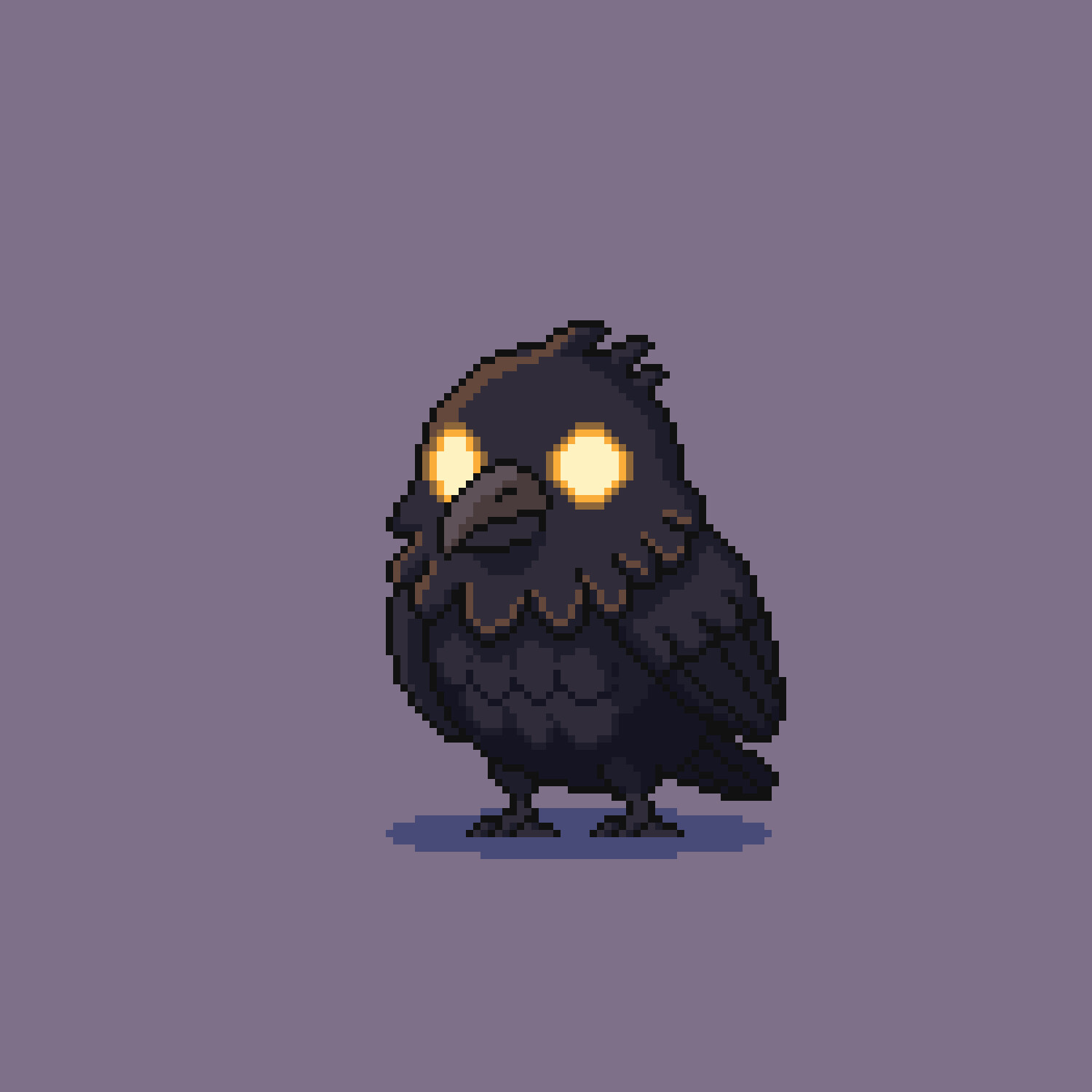 ArtStation - Bird Idle Animation Pixel Art