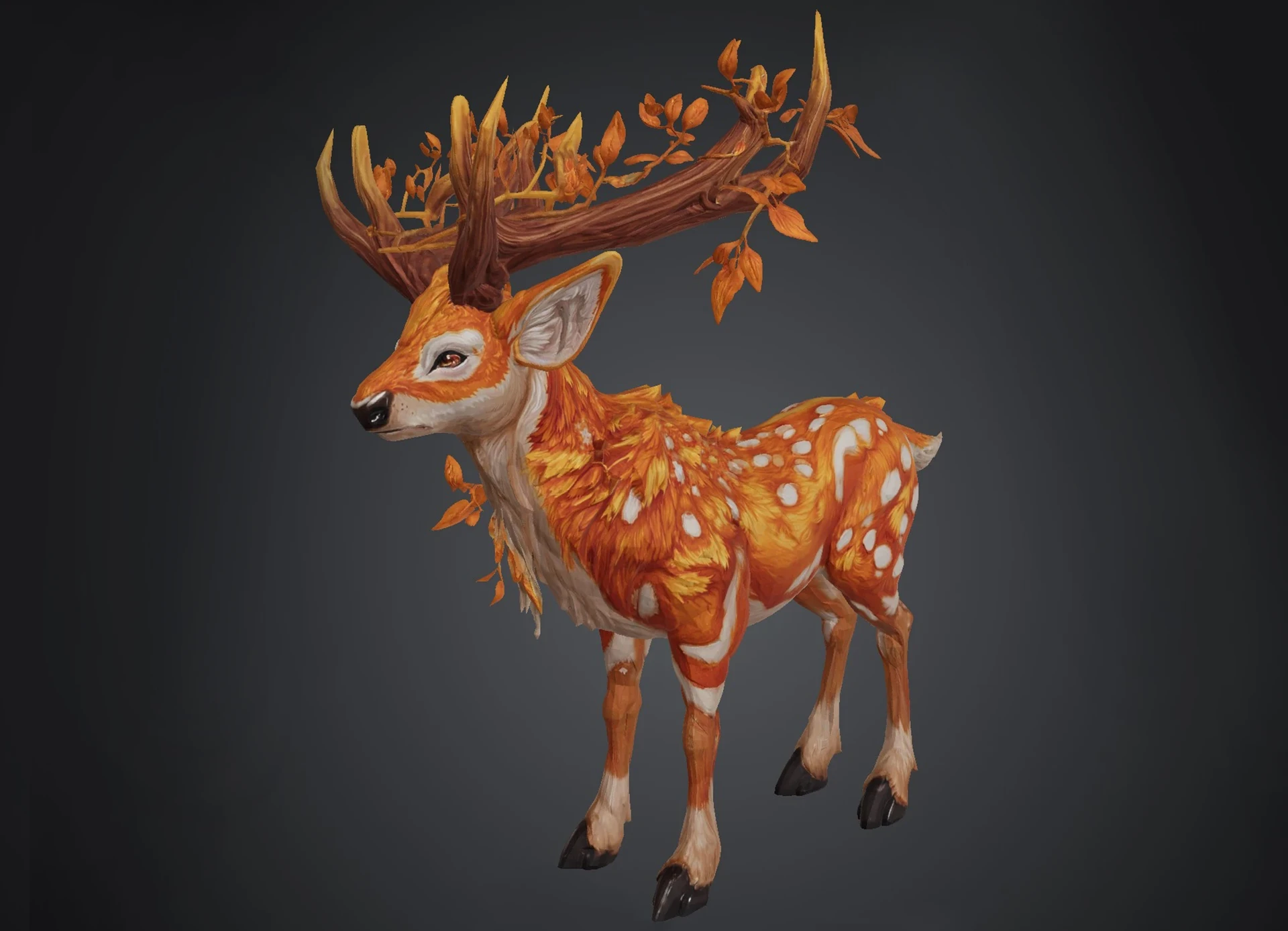 ArtStation - World of Warcraft Orange Deer