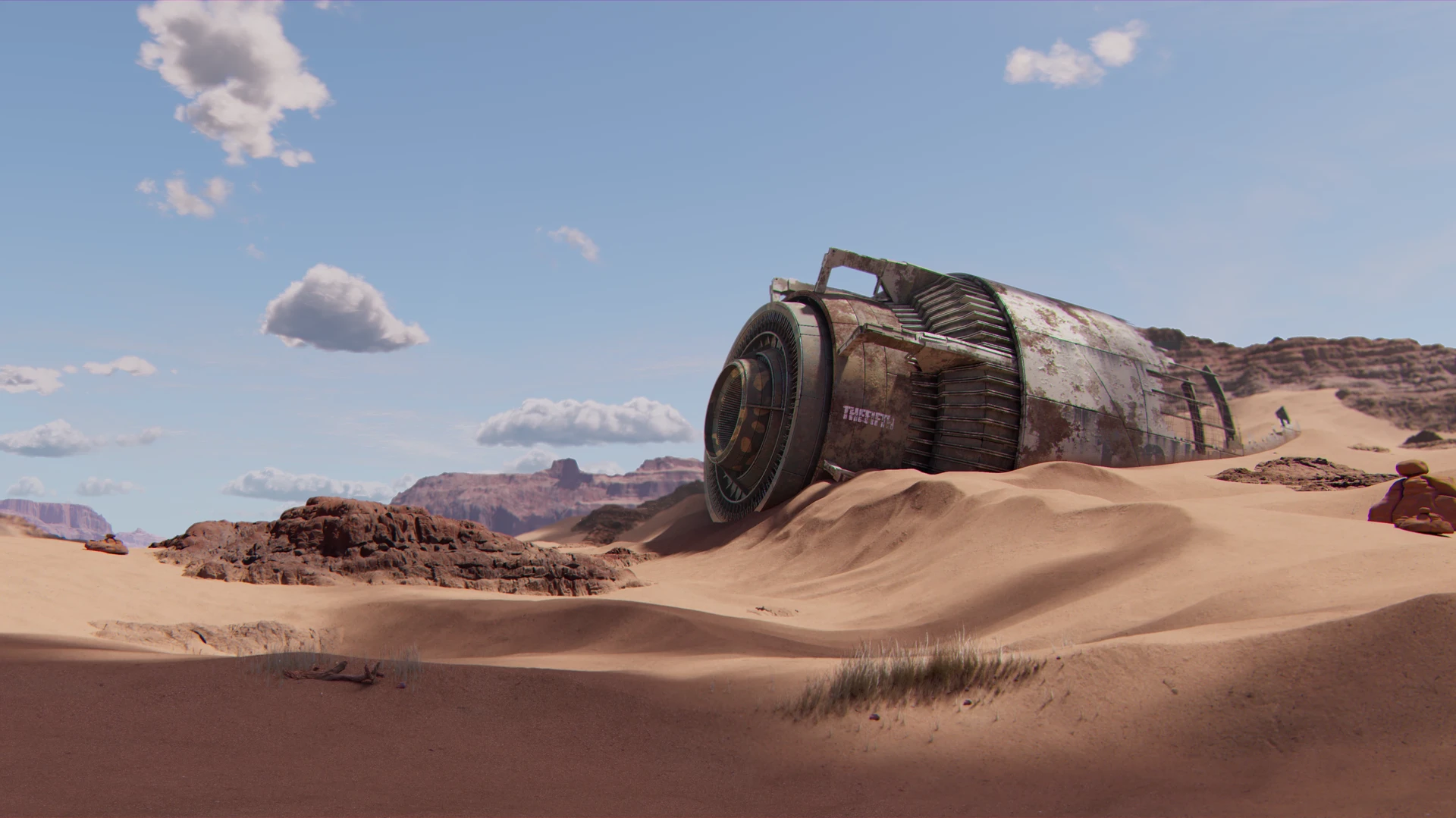 ArtStation - Ruins of metal