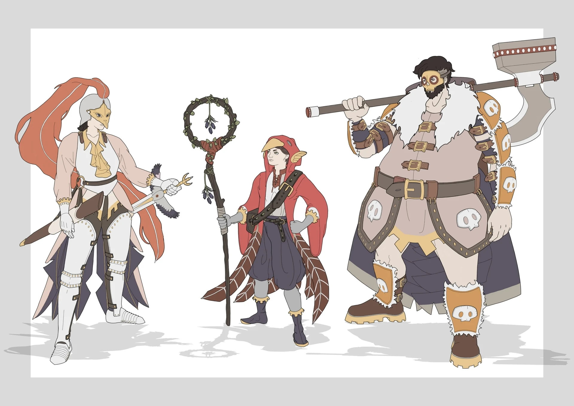 ArtStation - DND Character Line-up