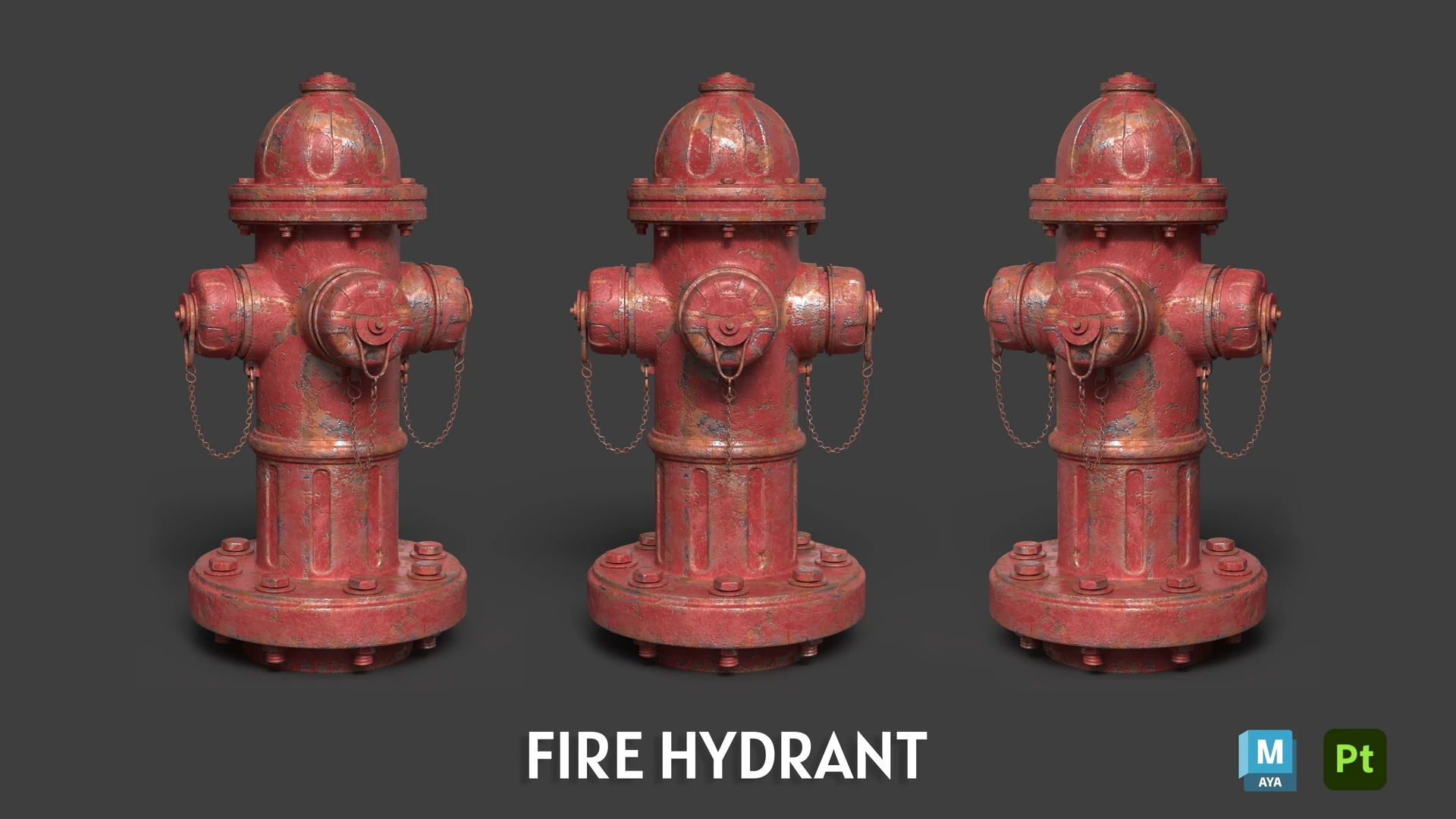 ArtStation - Fire Hydrant – Realistic Game-Ready Prop (PBR)