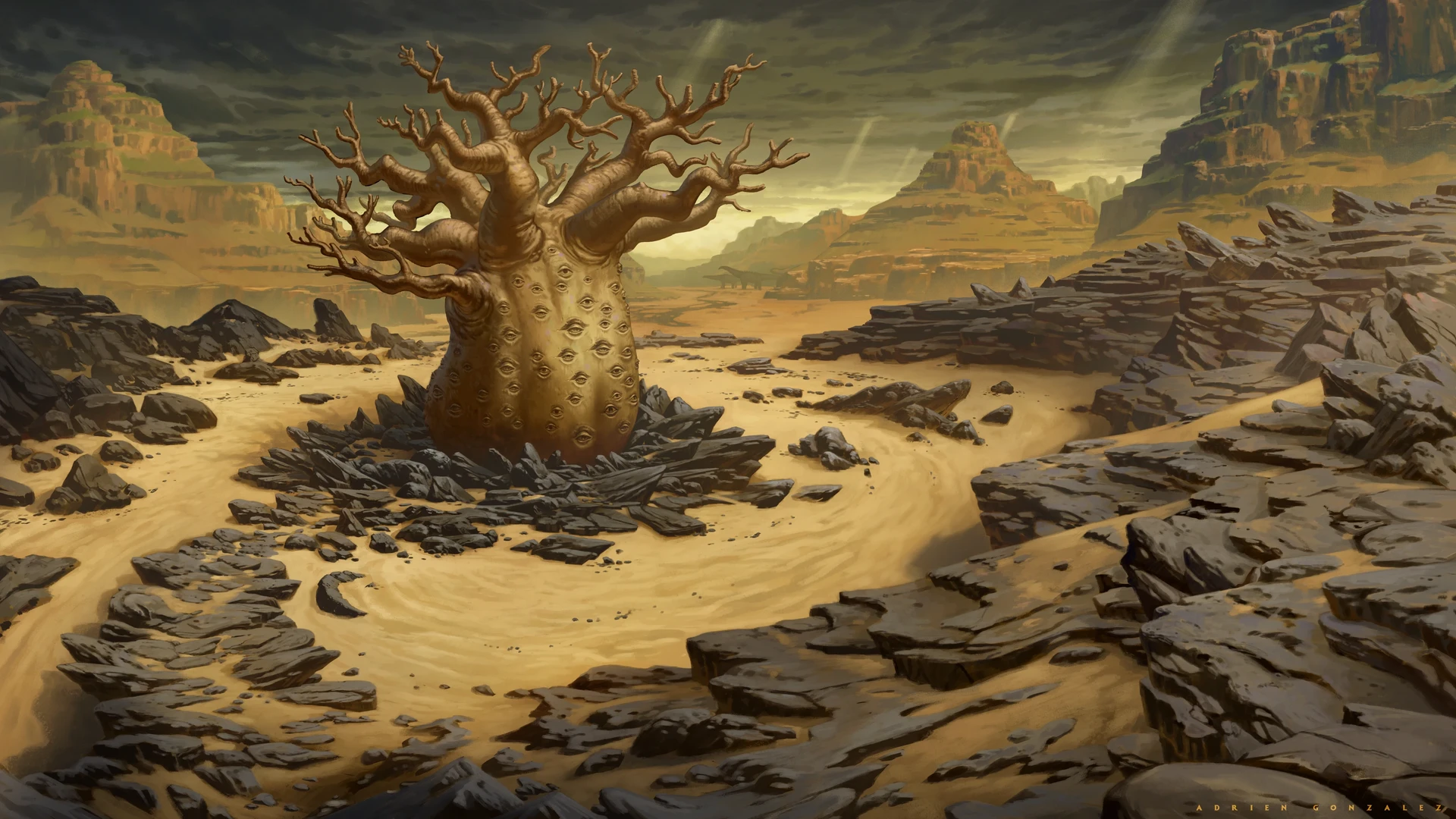 ArtStation - Panopticon Tree - Environment Illustration