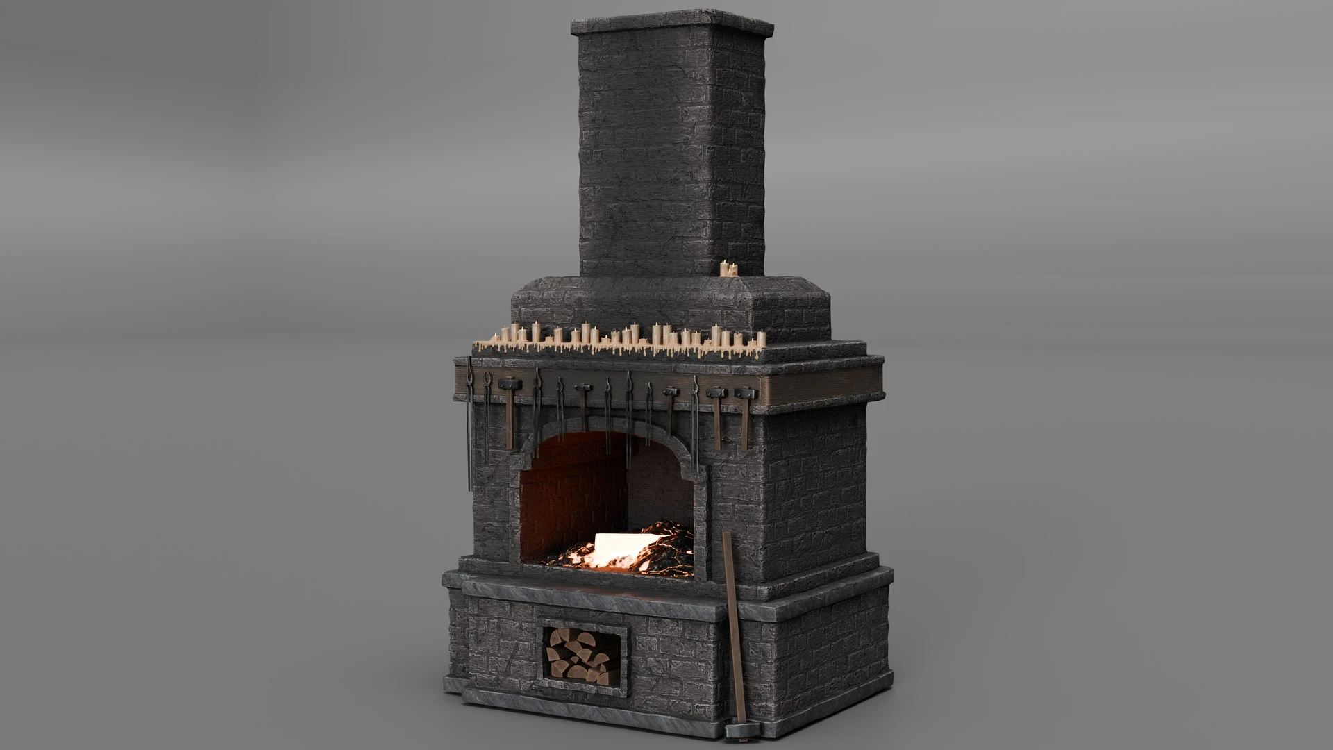 ArtStation - Medieval Dark Fantasy Furnace