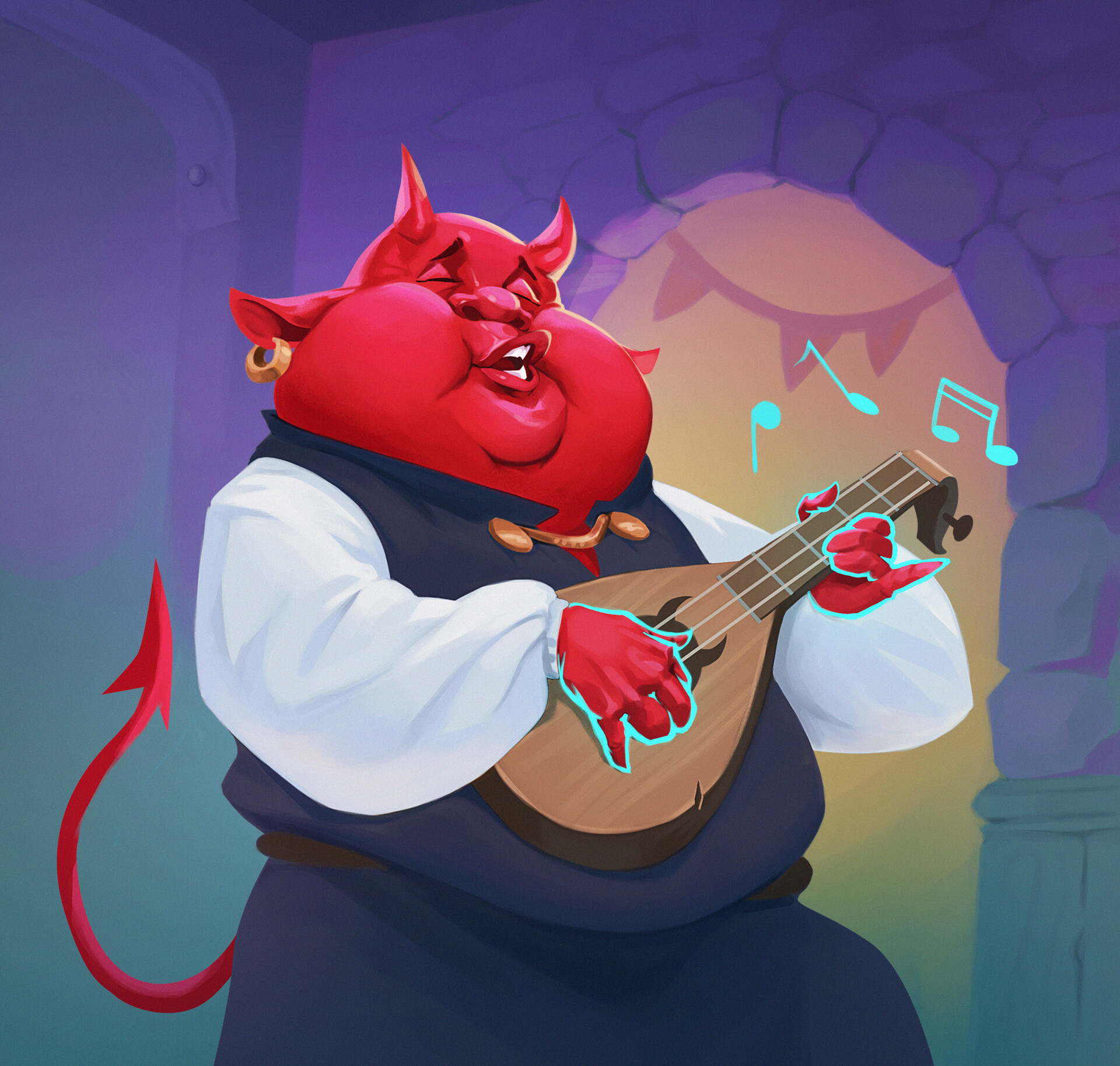 ArtStation - Demon Bard
